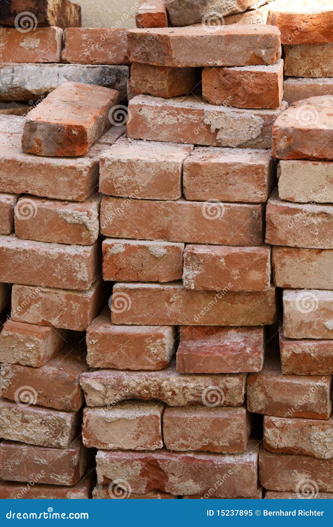 Construction Bricks stock image. Image of pile, build - 15237895