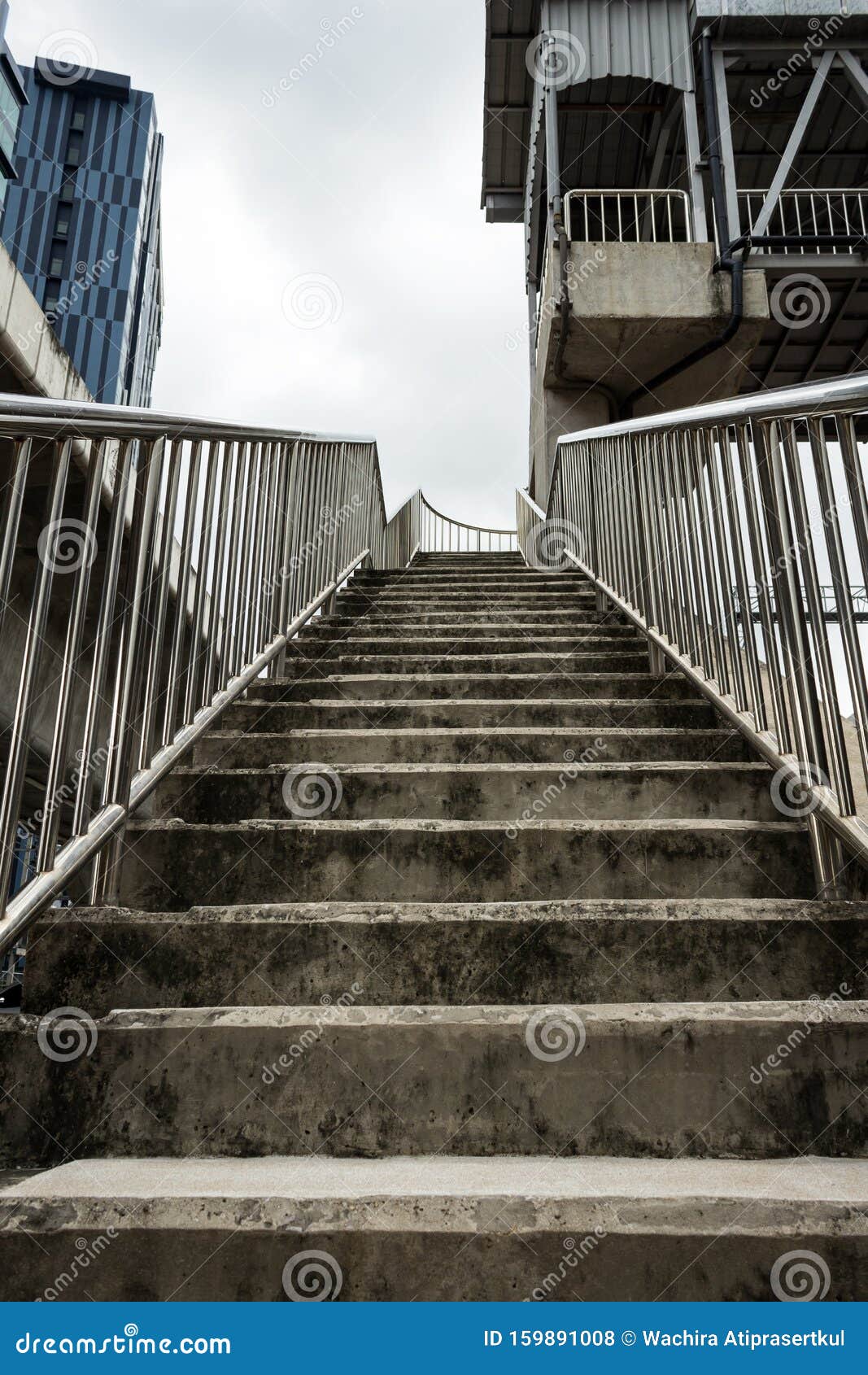 Construction Bridge / Concrete / Color Stock Photo - Image of door ...