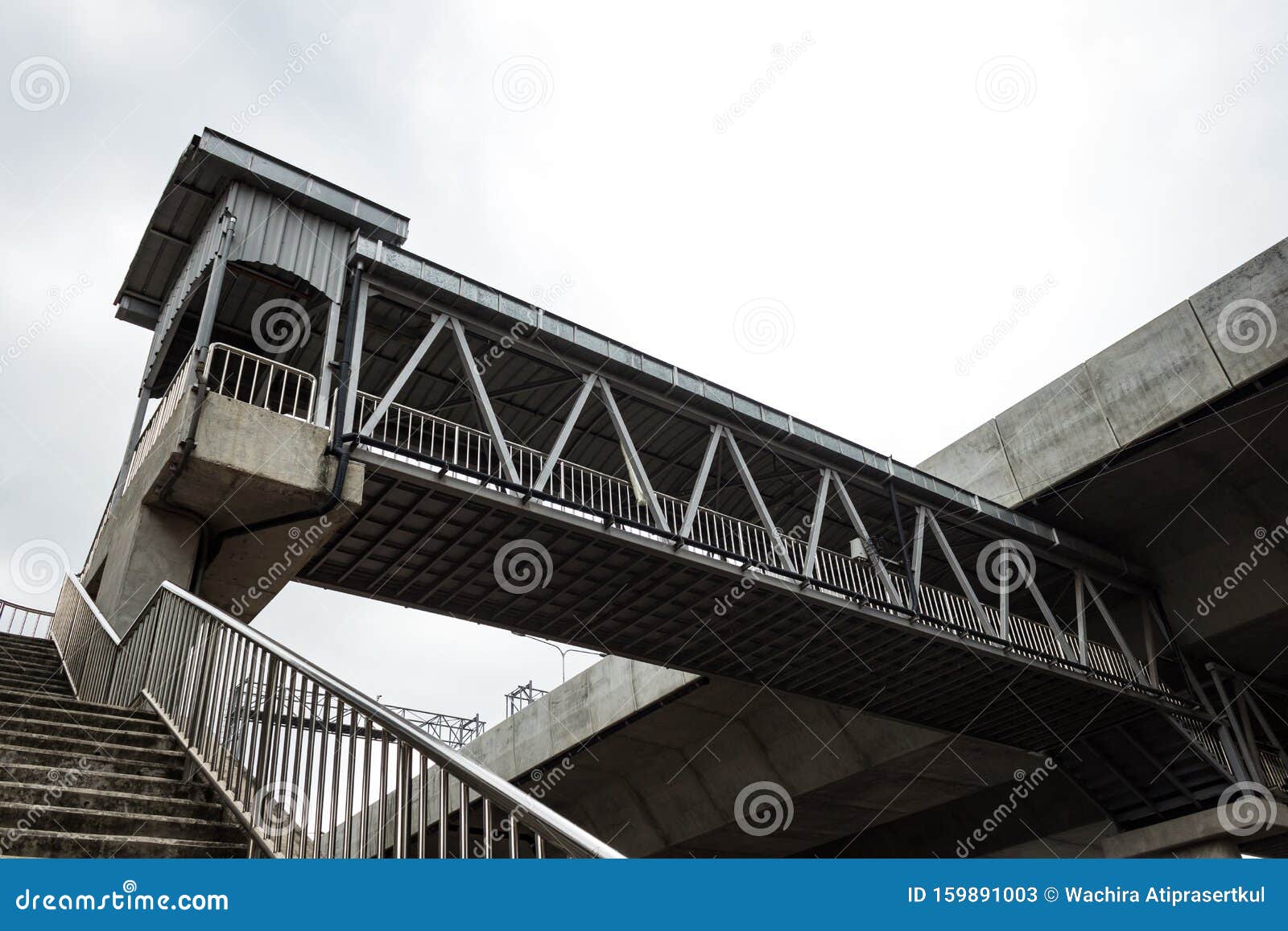 Construction Bridge / Concrete / Color Stock Image - Image of place ...
