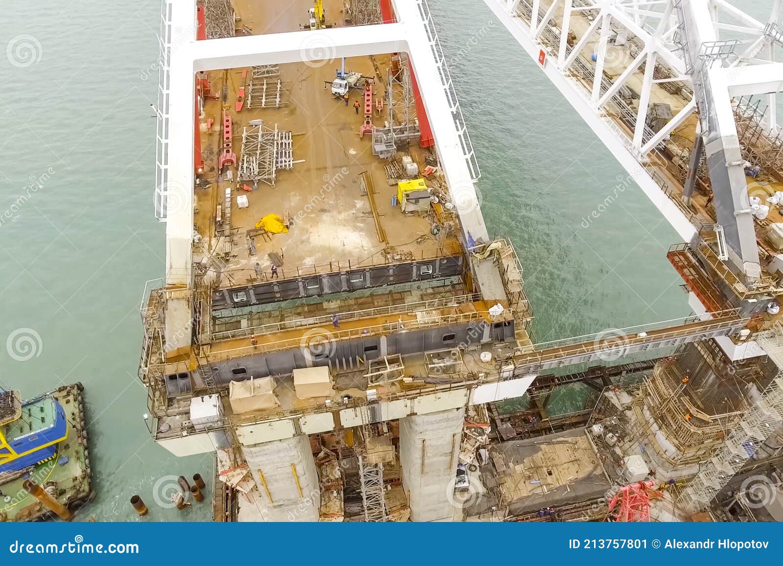 Construction of the Bridge. Engineering Facilities for the Construction ...
