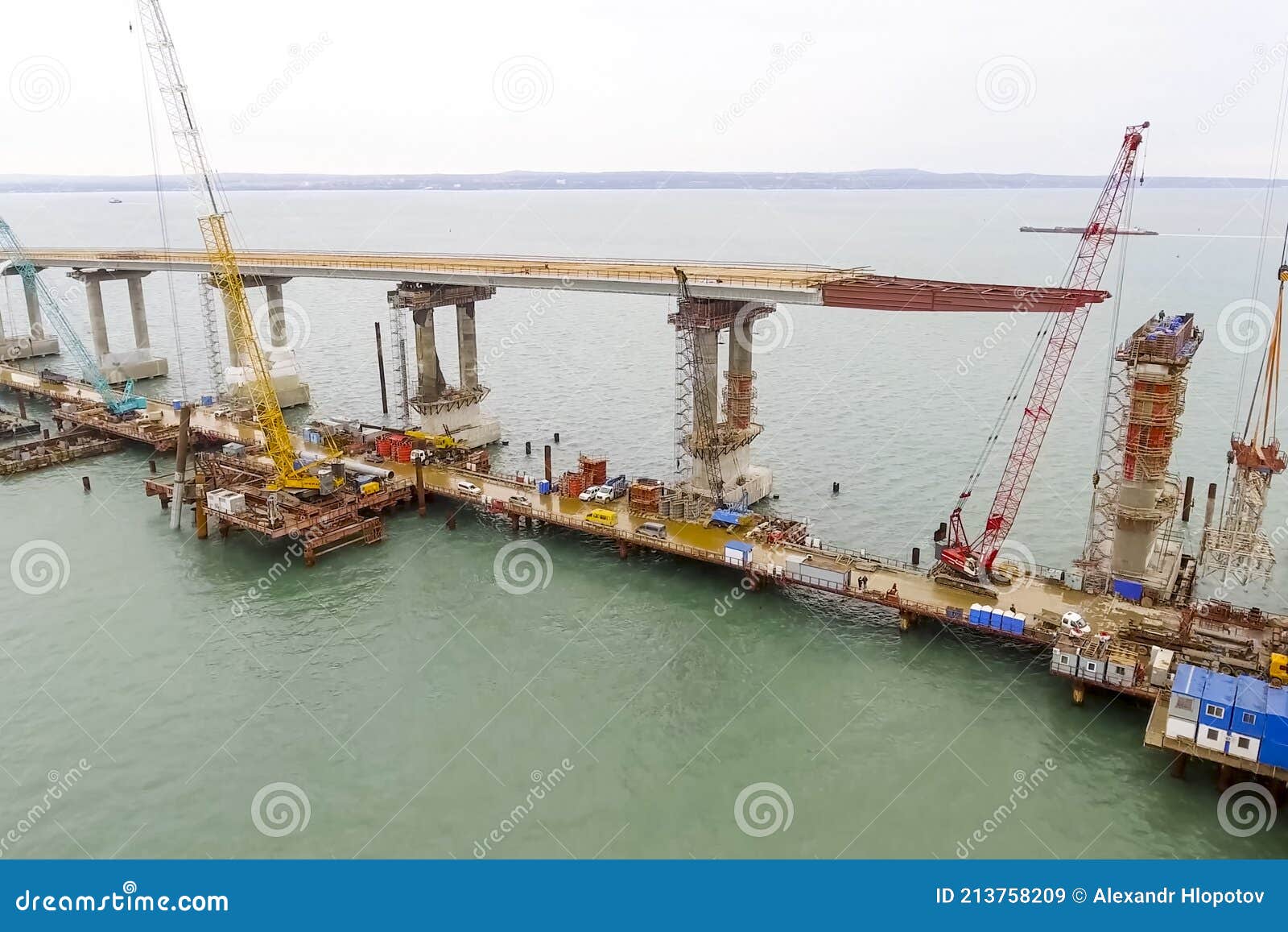 Megastructure On Process Editorial Photo | CartoonDealer.com #251522313