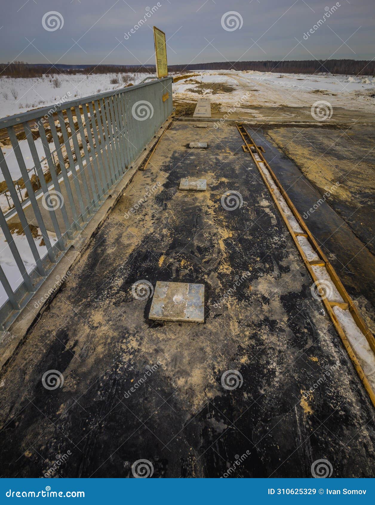 Construction of a Bridge on the M5 Motorway Stock Image - Image of ...