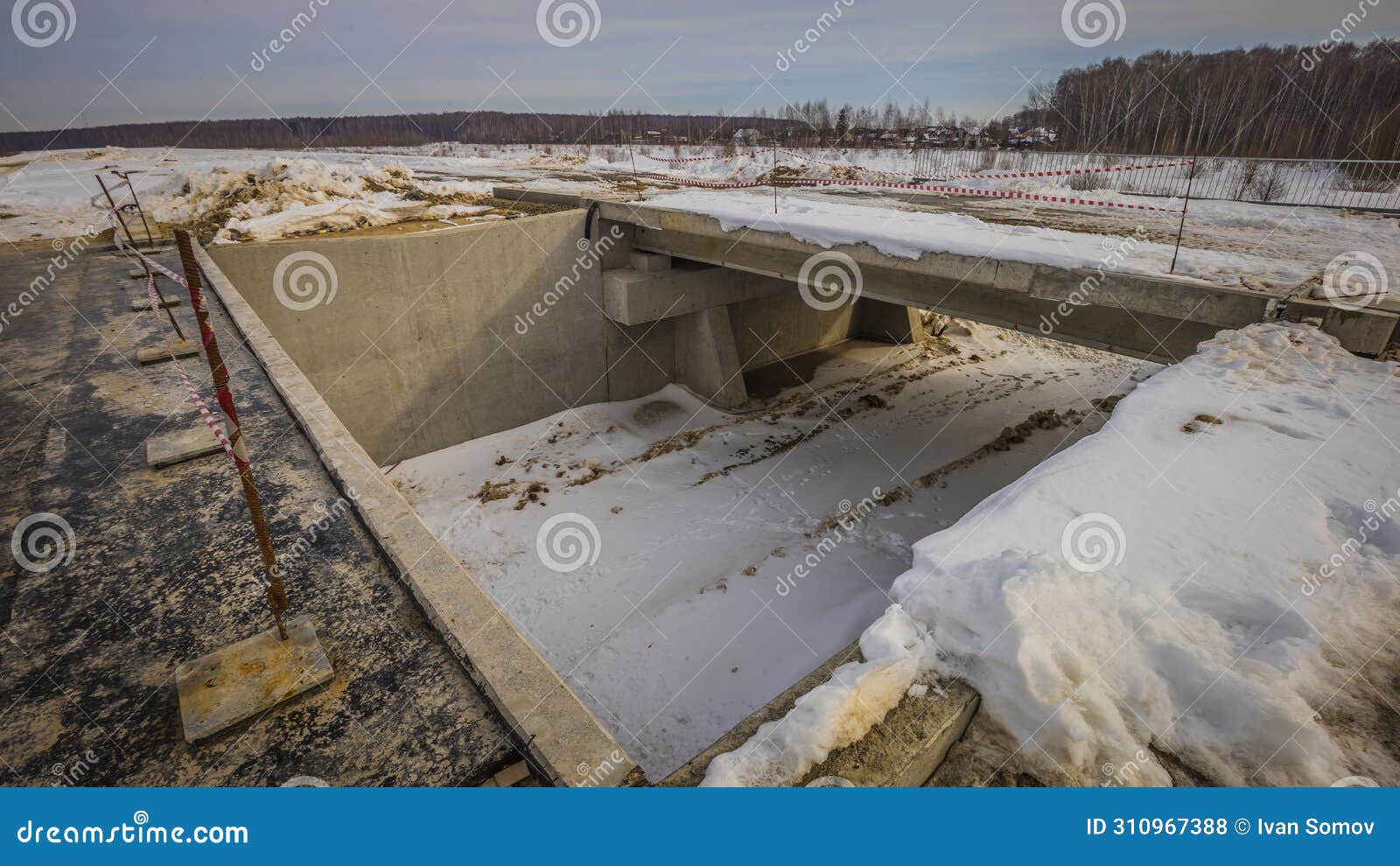 Construction of a Bridge on the M5 Motorway Stock Photo - Image of ...