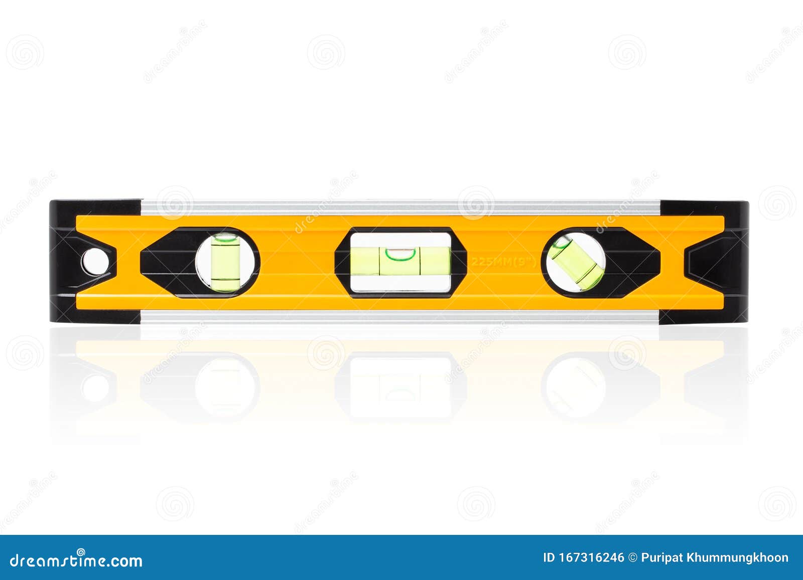 Construction Bubble Level At The Construction Site, Leveling The Floor ...