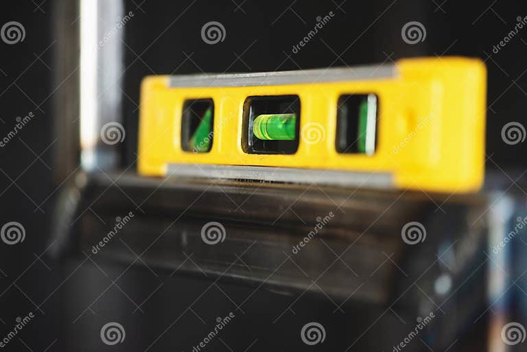 Construction builder level stock photo. Image of close - 315915122