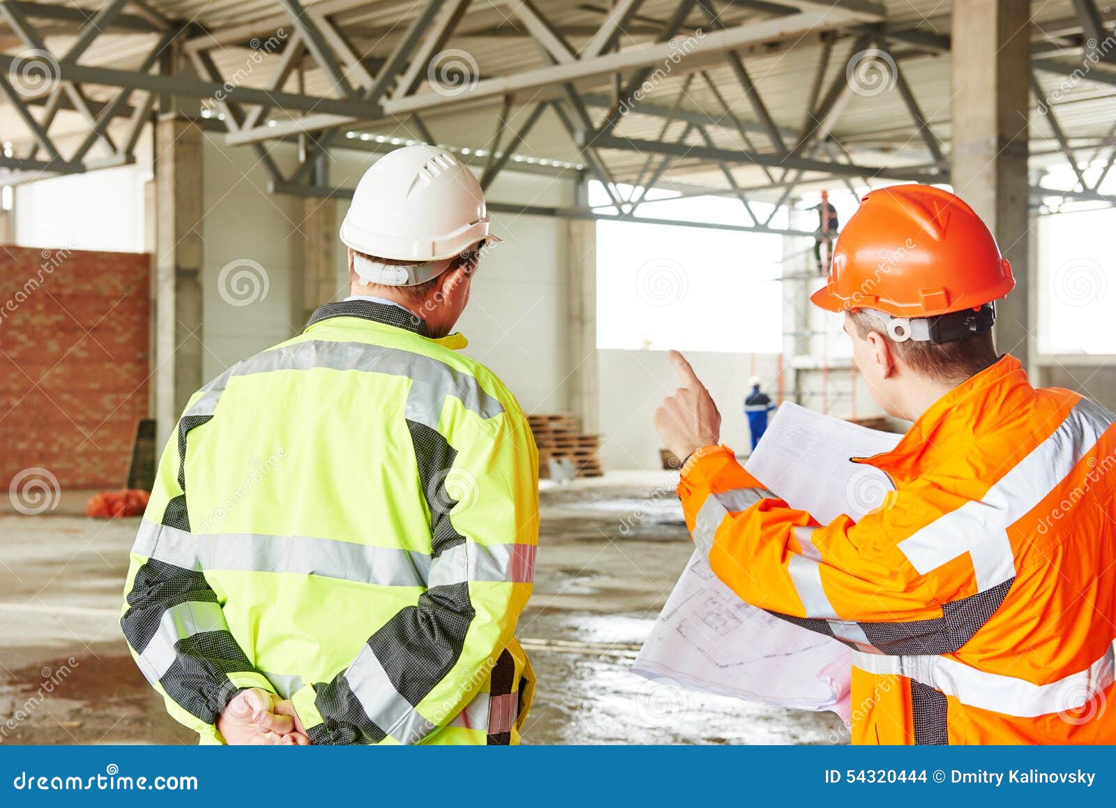 Construction Builder Workers Stock Photo - Image of head, male: 54320444