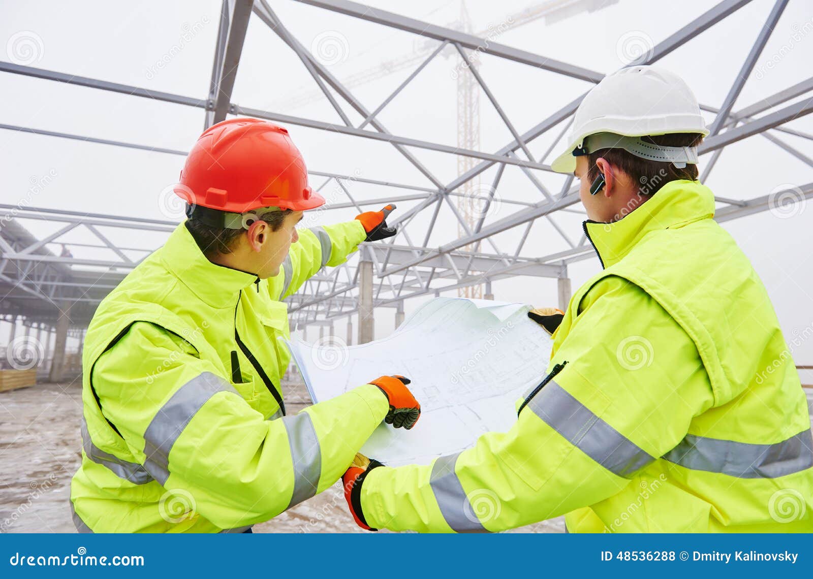 Construction Builder Workers Stock Photo - Image of building, cheerful ...