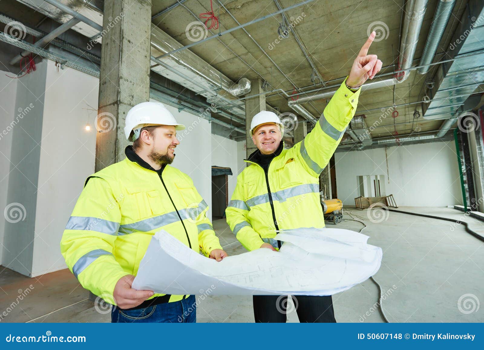 Construction Builder Workers Stock Photo - Image of labor, contractor ...