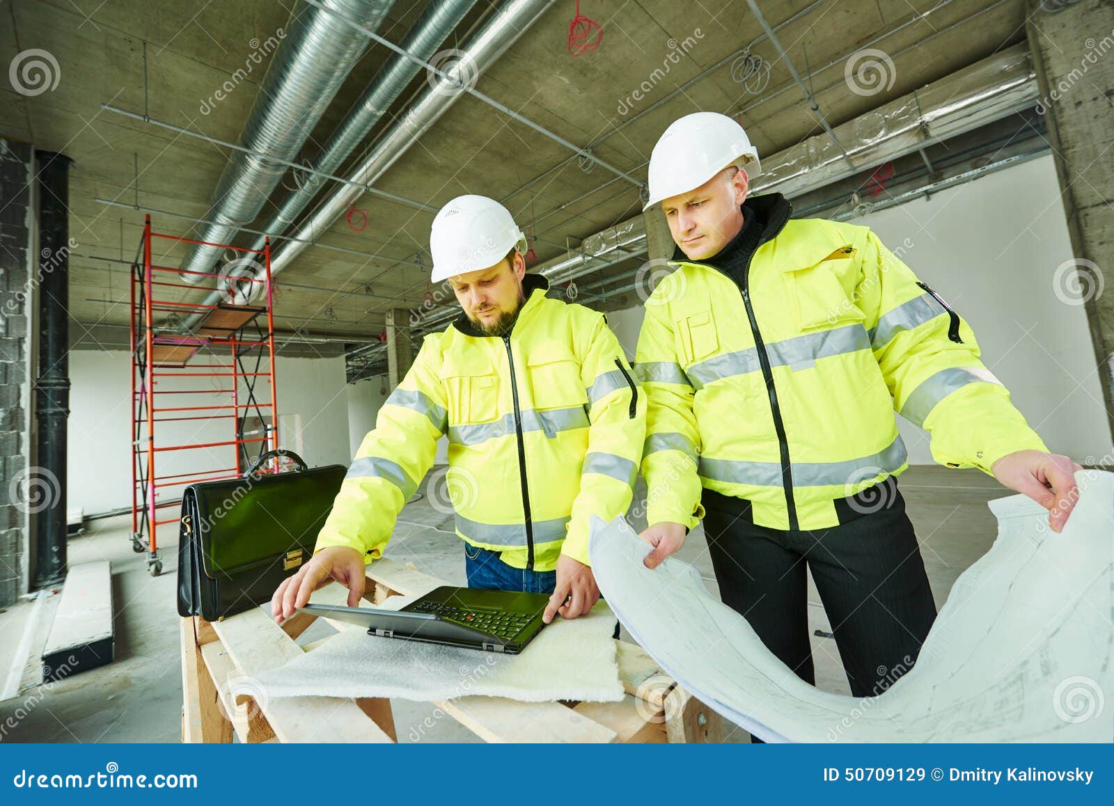 Construction Builder Workers Stock Image - Image of builder, manager ...