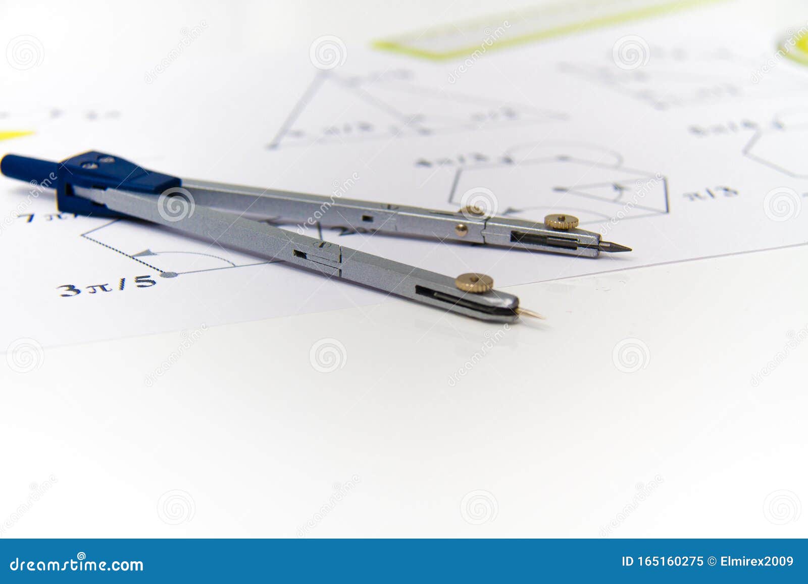 Construction and Building Concept. Engineers or Architect Using a ...