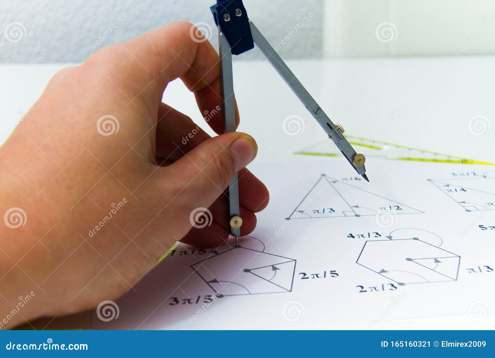 Construction and Building Concept. Engineers or Architect Using a ...