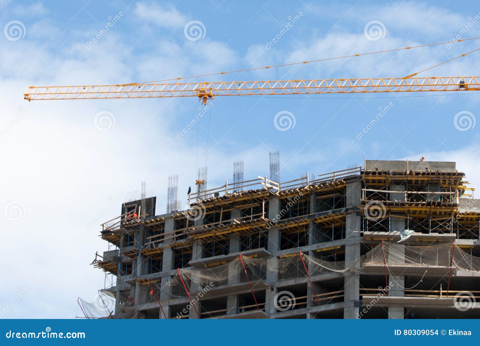 Construction Building, Development Constructing Stock Photo - Image of ...