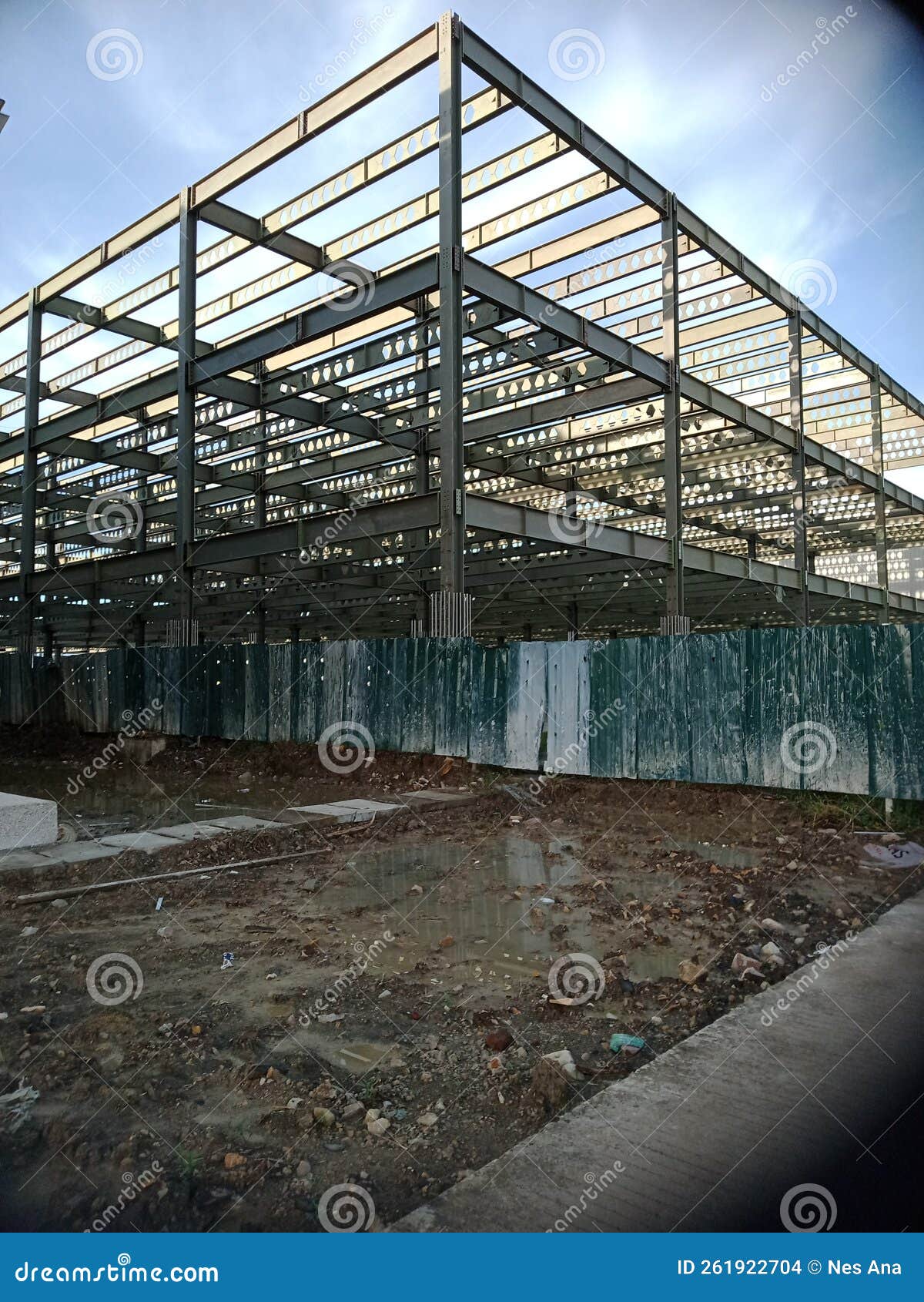 Construction Building Factory Architecture Stock Photo - Image of arena ...