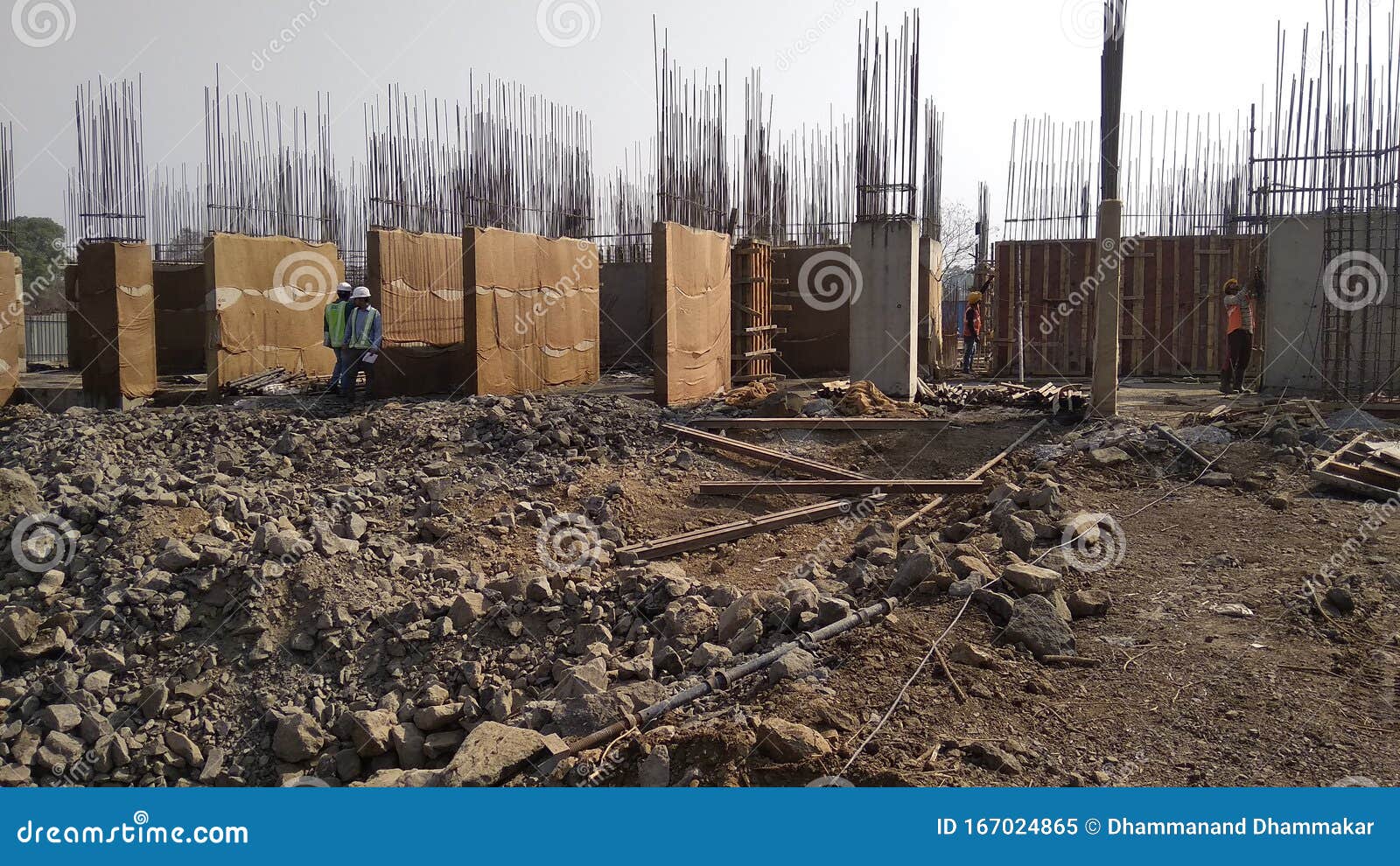 Construction of Building in India Editorial Image - Image of affordable ...