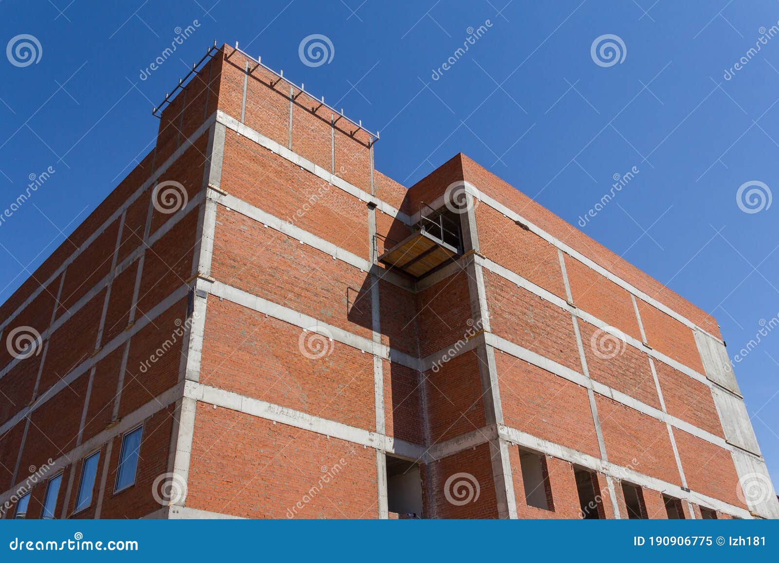 The Construction of the Building is Made of Concrete Frame and Brick ...