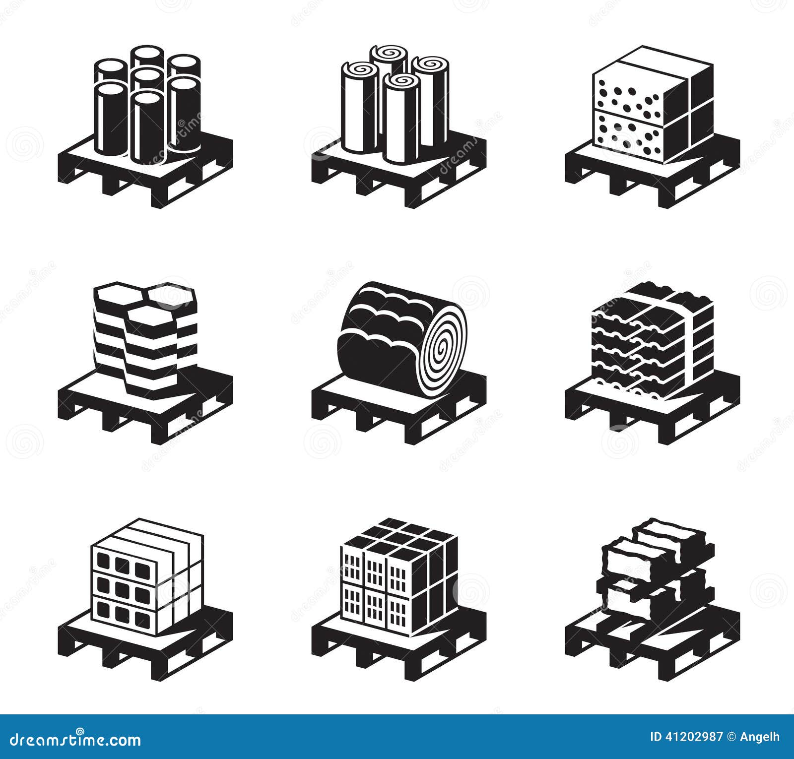 Construction and Building Materials Stock Vector - Illustration of ...