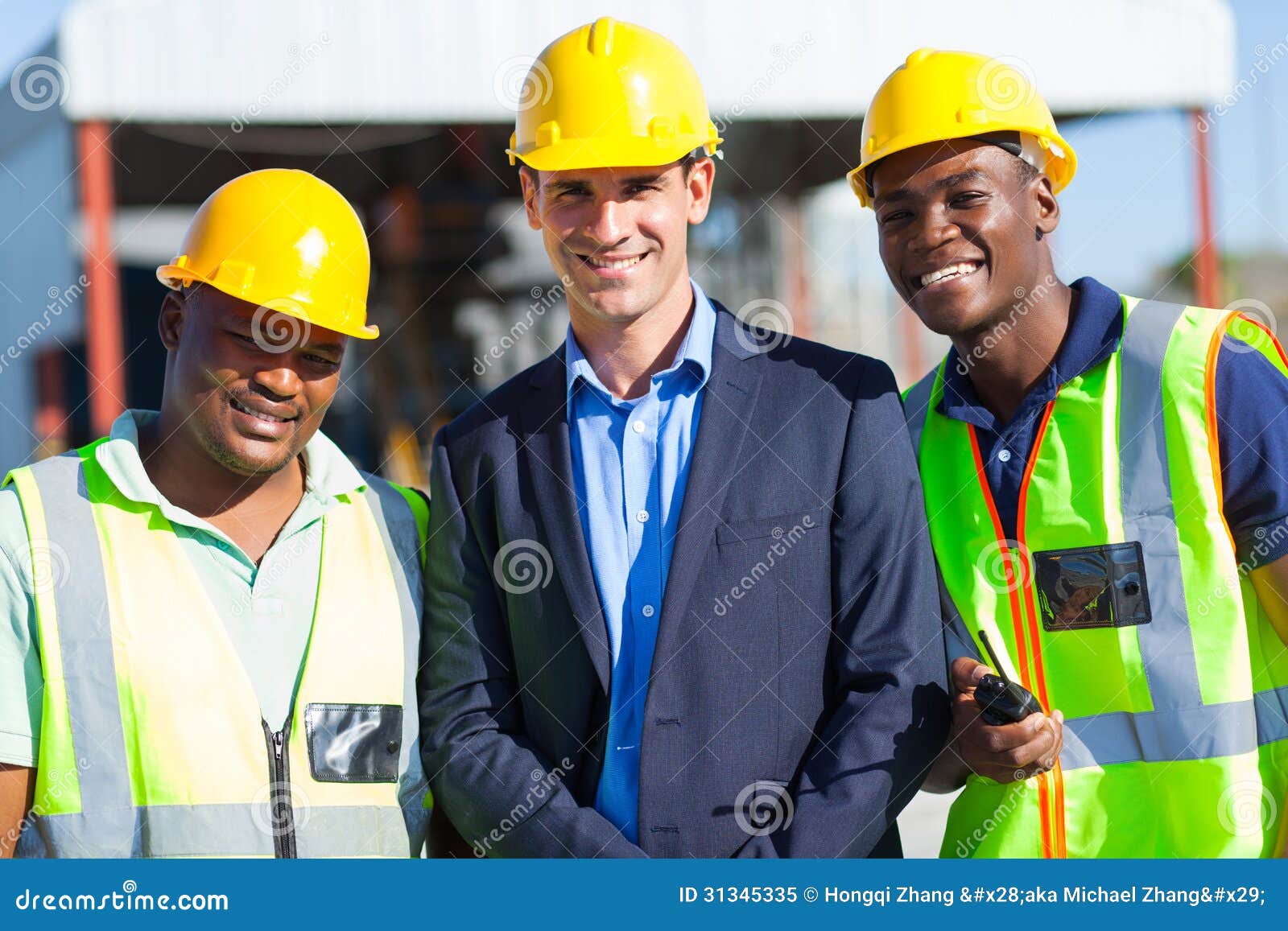 Construction Businessman Workers Stock Image - Image of employee ...