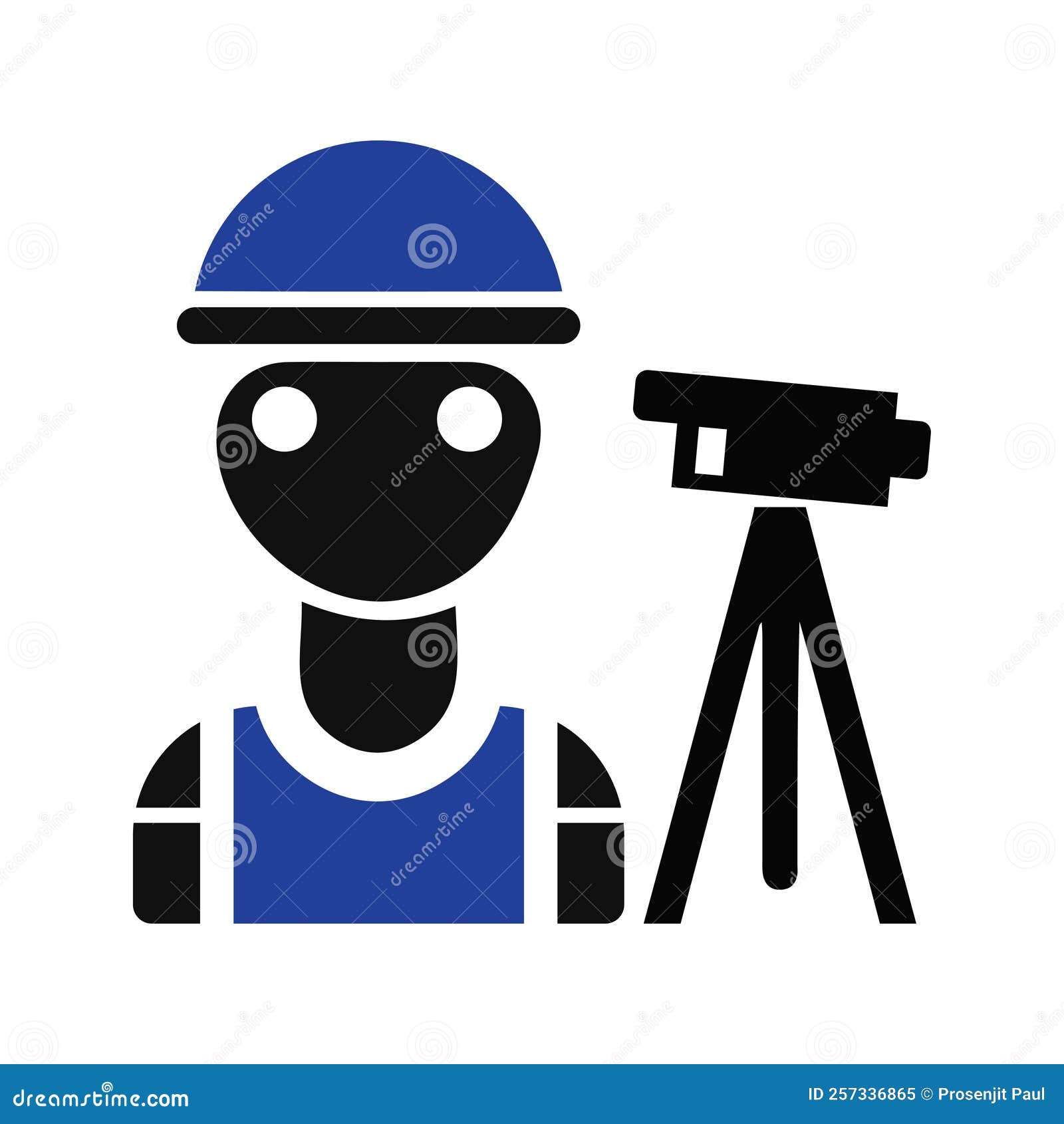 Construction Camera Survey Icon Stock Vector - Illustration of sign ...