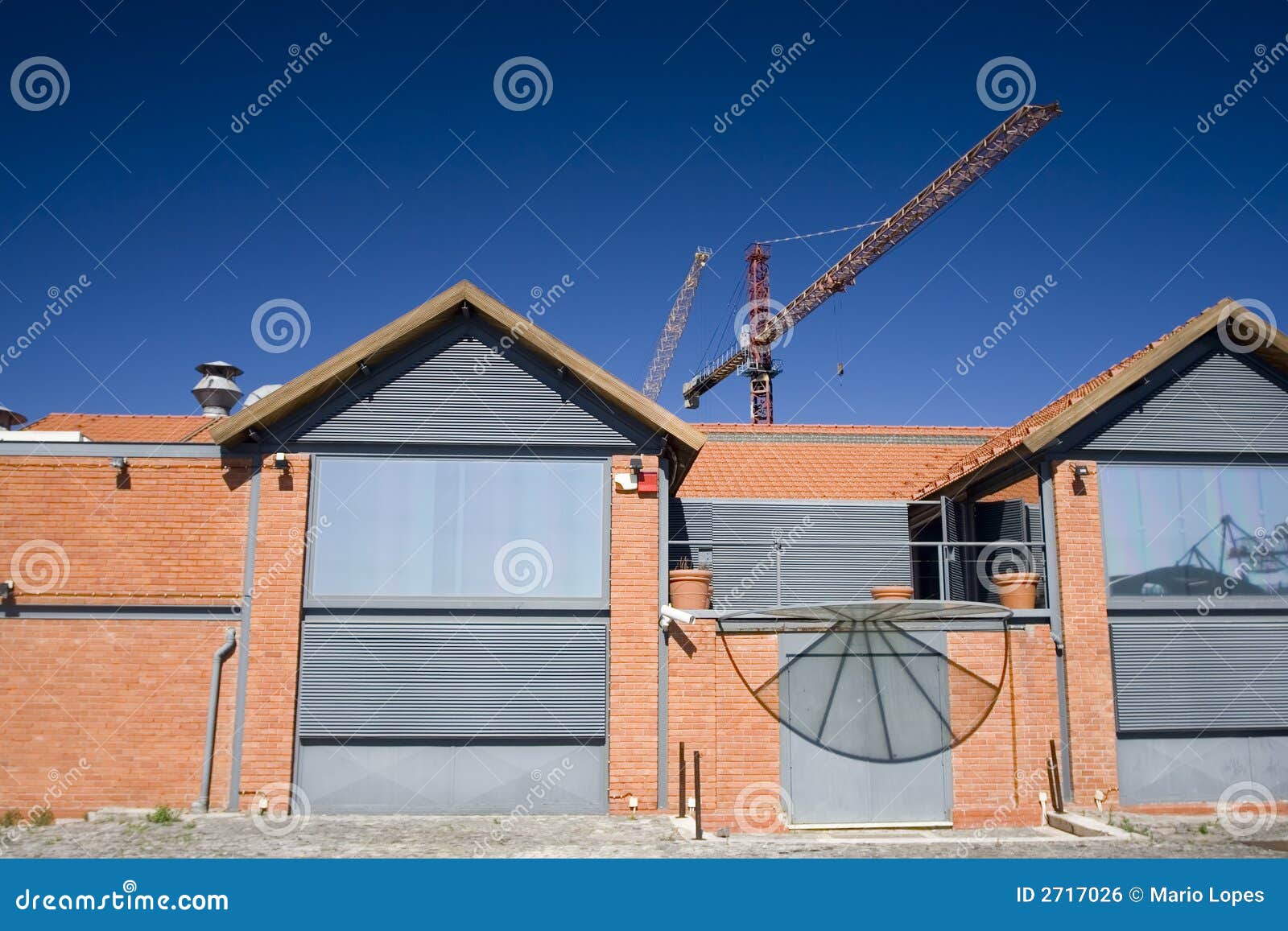 Construction canes stock photo. Image of background, crane - 2717026