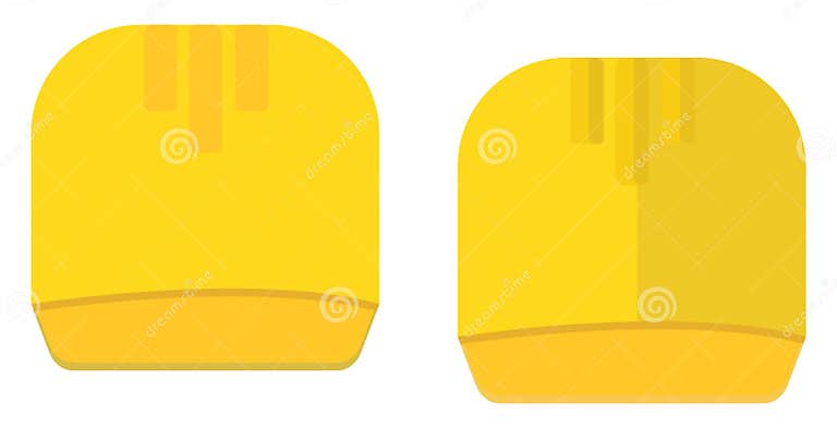Construction cap, icon stock vector. Illustration of head - 261375493
