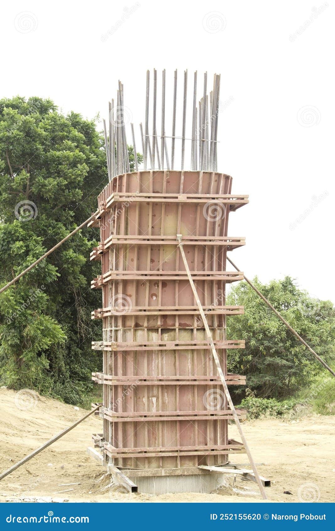 Construction and Casting of Concrete Piles To Support the Weight of an ...