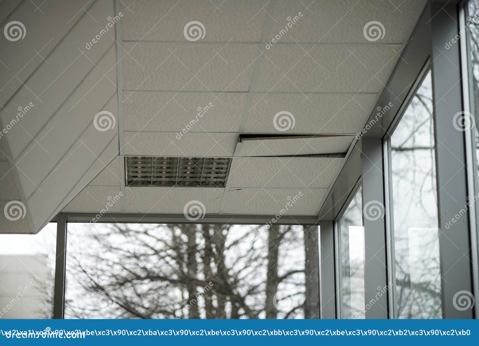 The Construction of the Ceiling, Close-up Stock Image - Image of house ...
