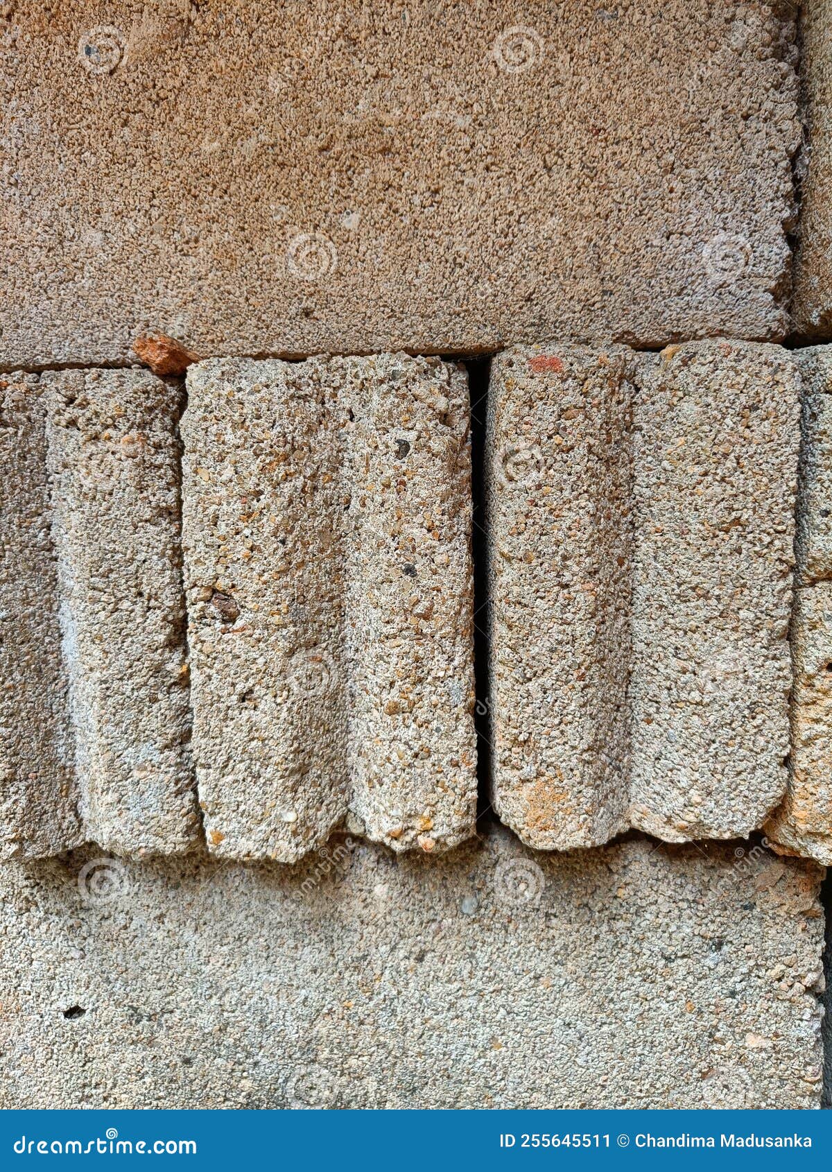 Construction Cement Building Blocks Stacked Outdoor Stock Image - Image ...