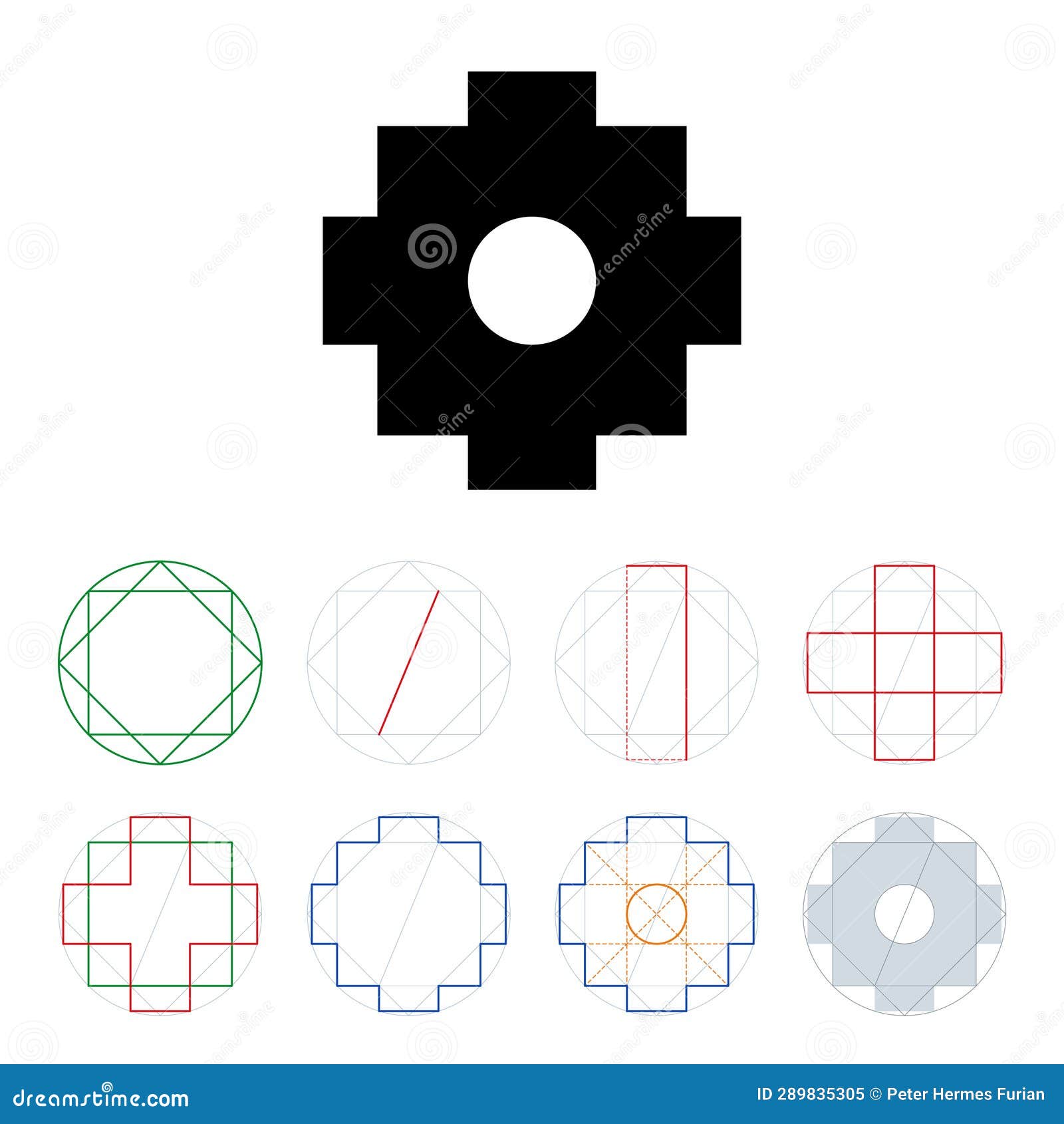 Inca Stepped Spiral Motif, Stepped Fret Symbol Cartoon Vector ...