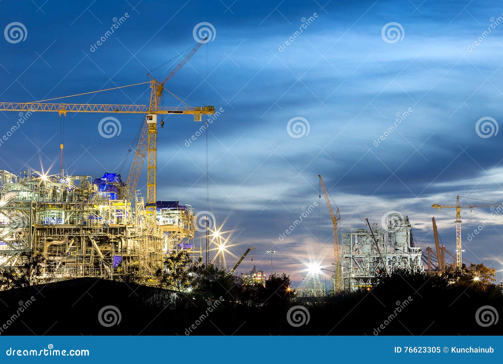 Construction of Chemical Plant Industry Editorial Image - Image of ...