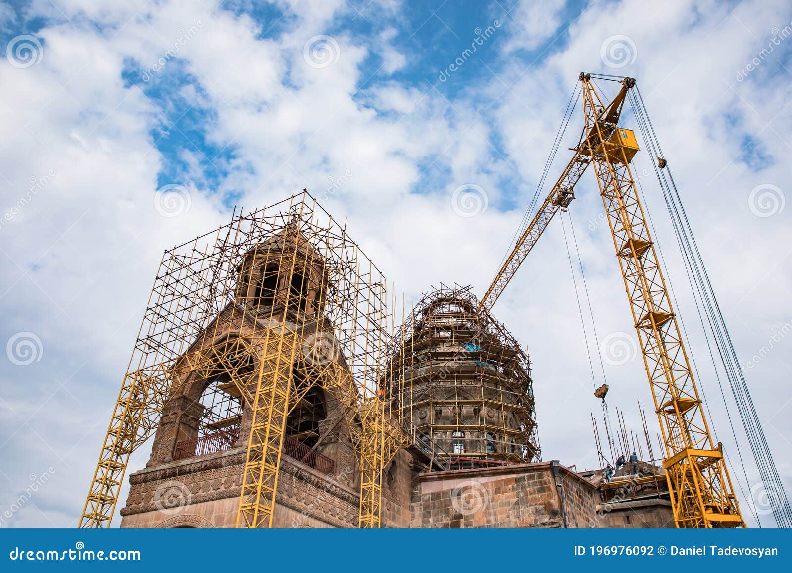 The Construction Of The Church Royalty-Free Stock Photography ...