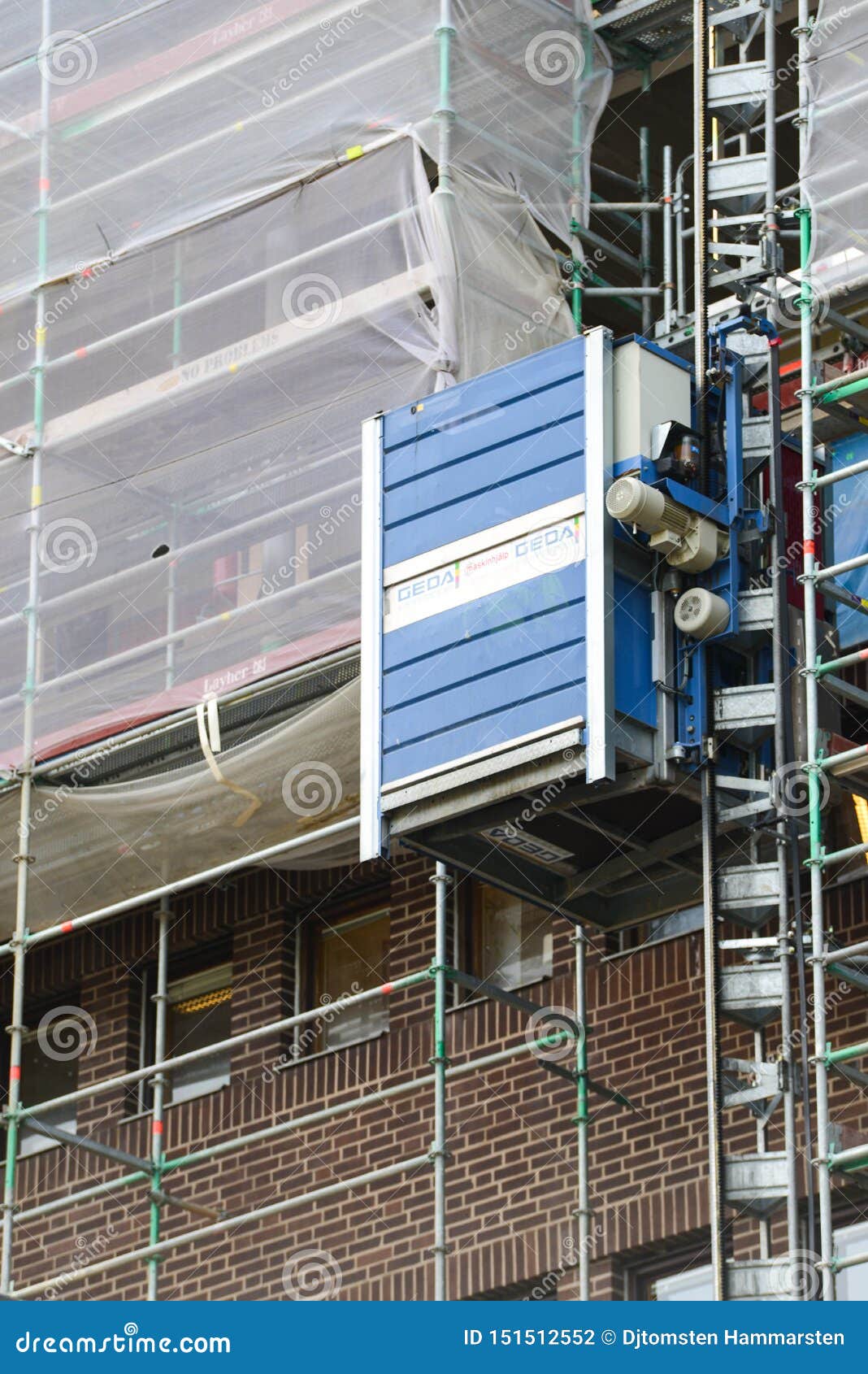 Yellow Elevators Bring Tourists 300 Meters Up The Beautiful Eiffel ...