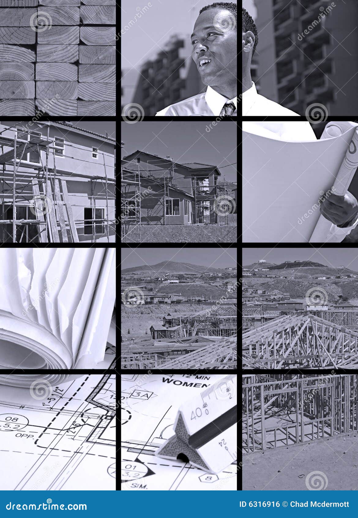 Construction Collage stock photo. Image of collage, engineer - 6316916