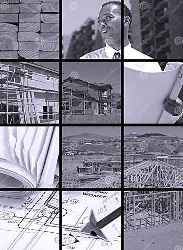 Construction Collage stock photo. Image of collage, engineer - 6316916