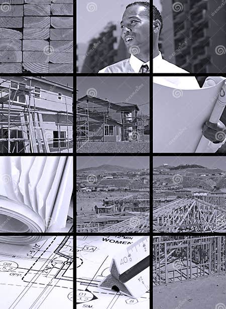 Construction Collage stock photo. Image of collage, engineer - 6316916