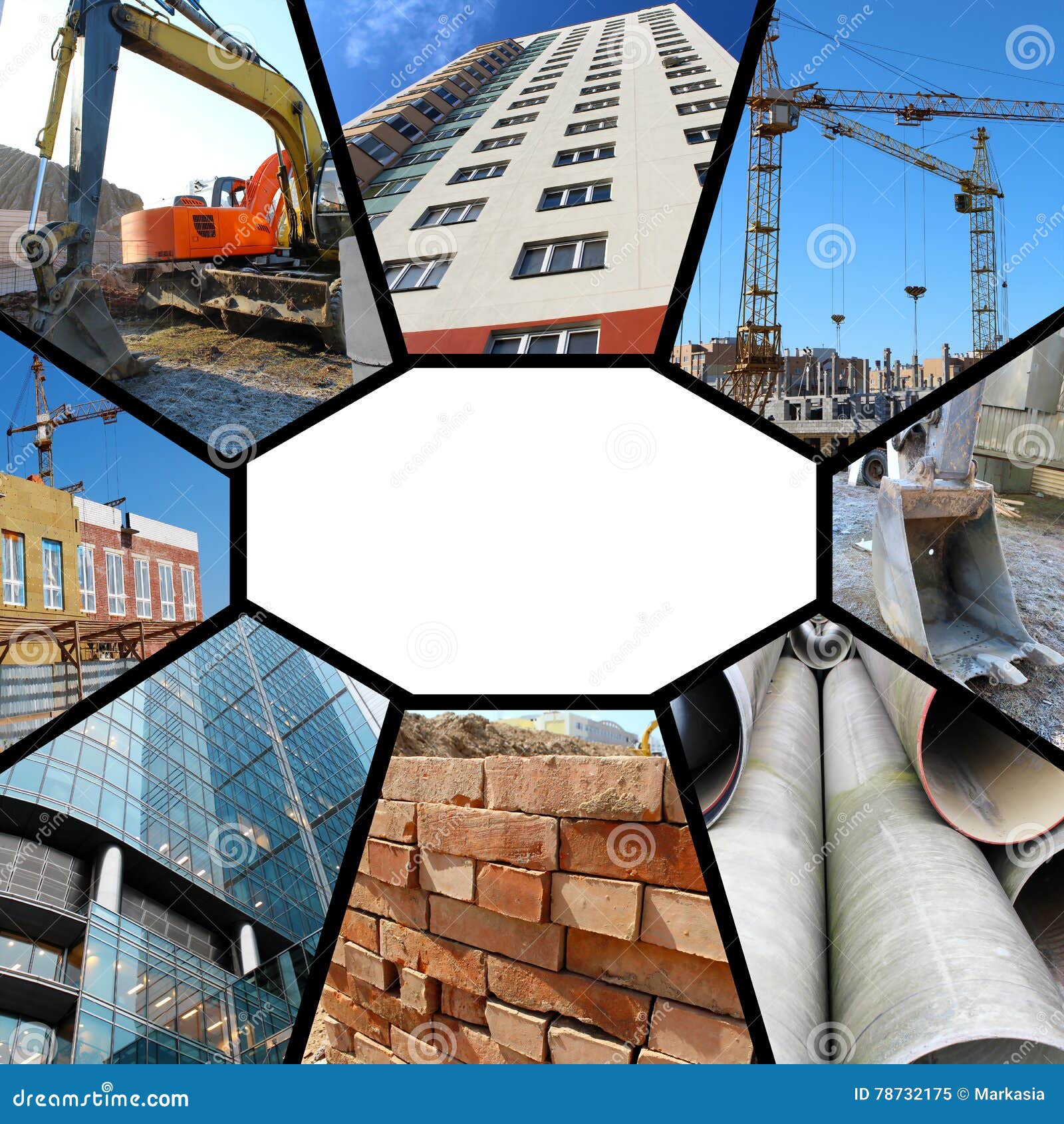 Construction. stock image. Image of crane, housing, architecture - 78732175