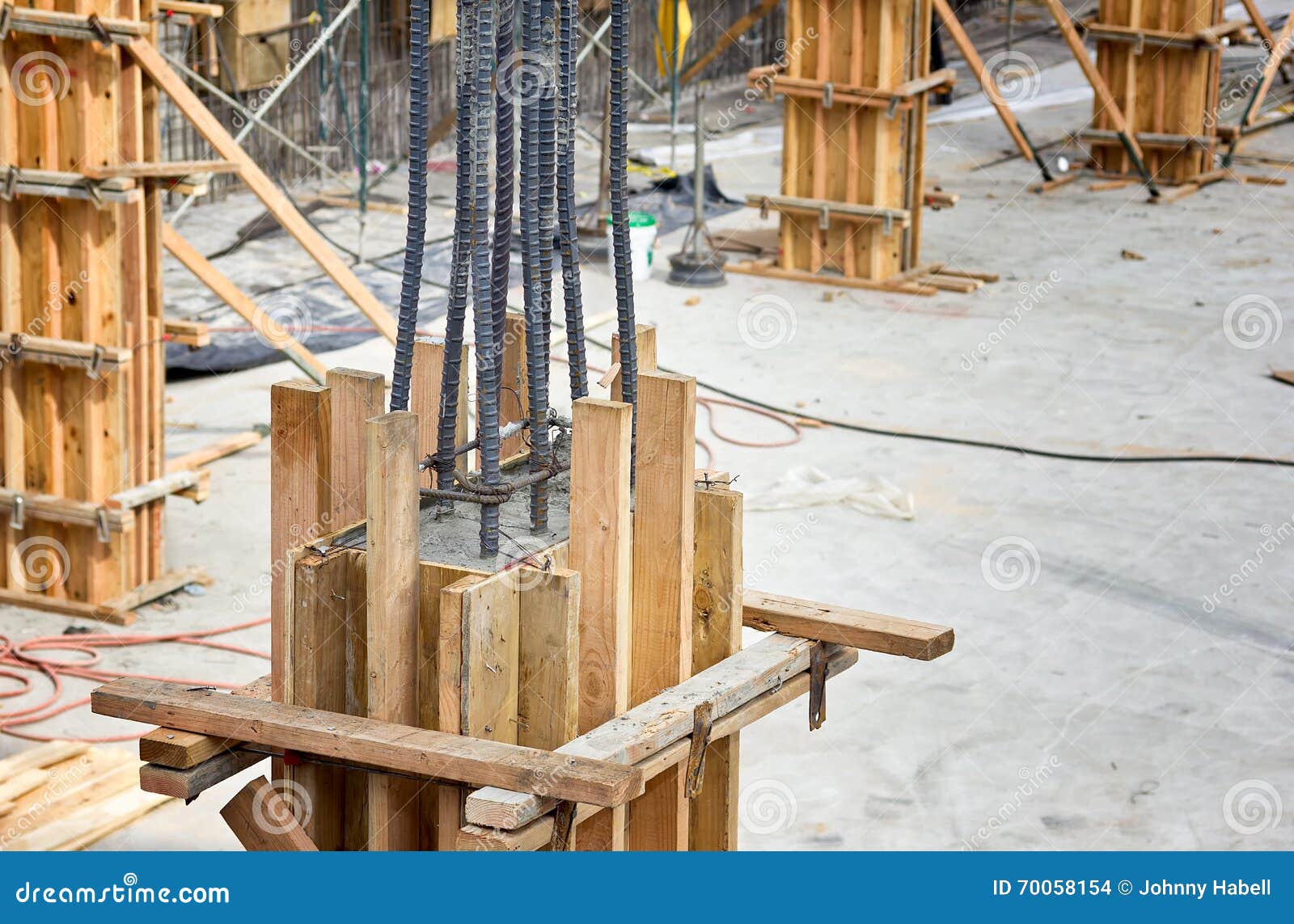 Construction Column stock photo. Image of moving, column - 70058154