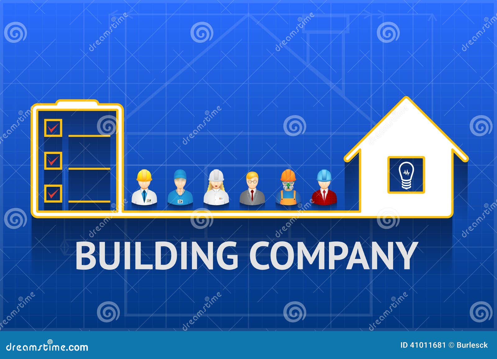 Construction Company Emblem Stock Vector - Illustration of expert ...