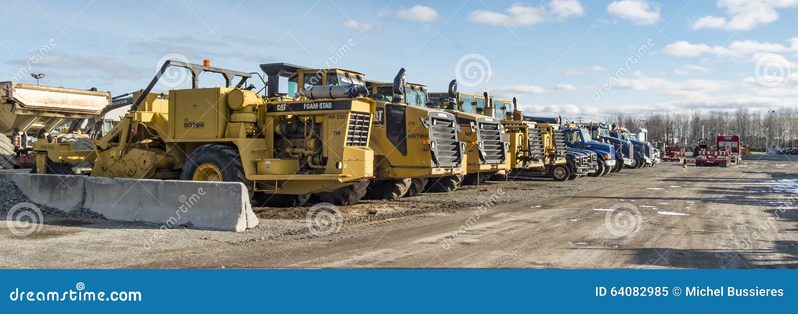 Construction company yard editorial image. Image of metal - 64082985