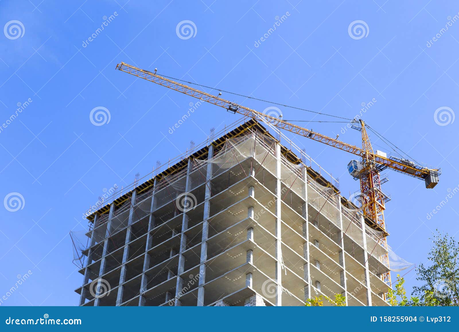 Construction Of A Complex Of Monolithic, Multi-storey Buildings Royalty ...
