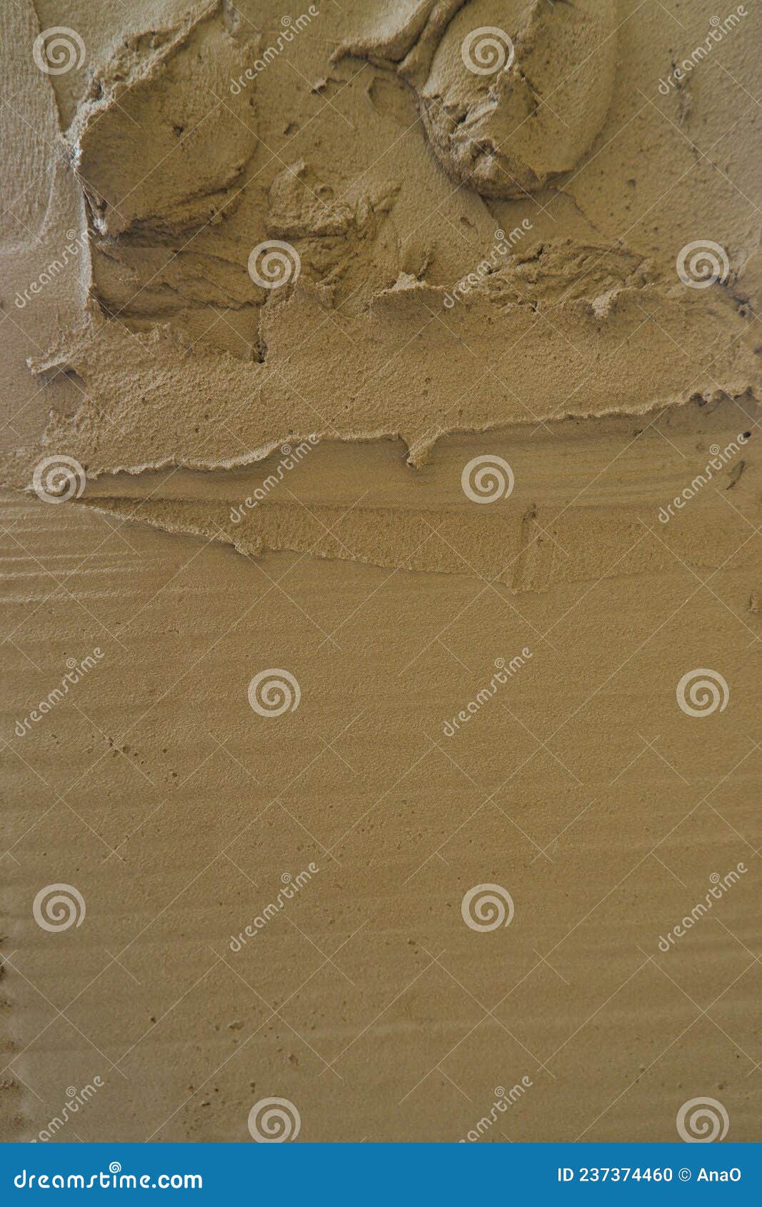 Construction Concept. Cement Plaster Stock Photo - Image of building ...