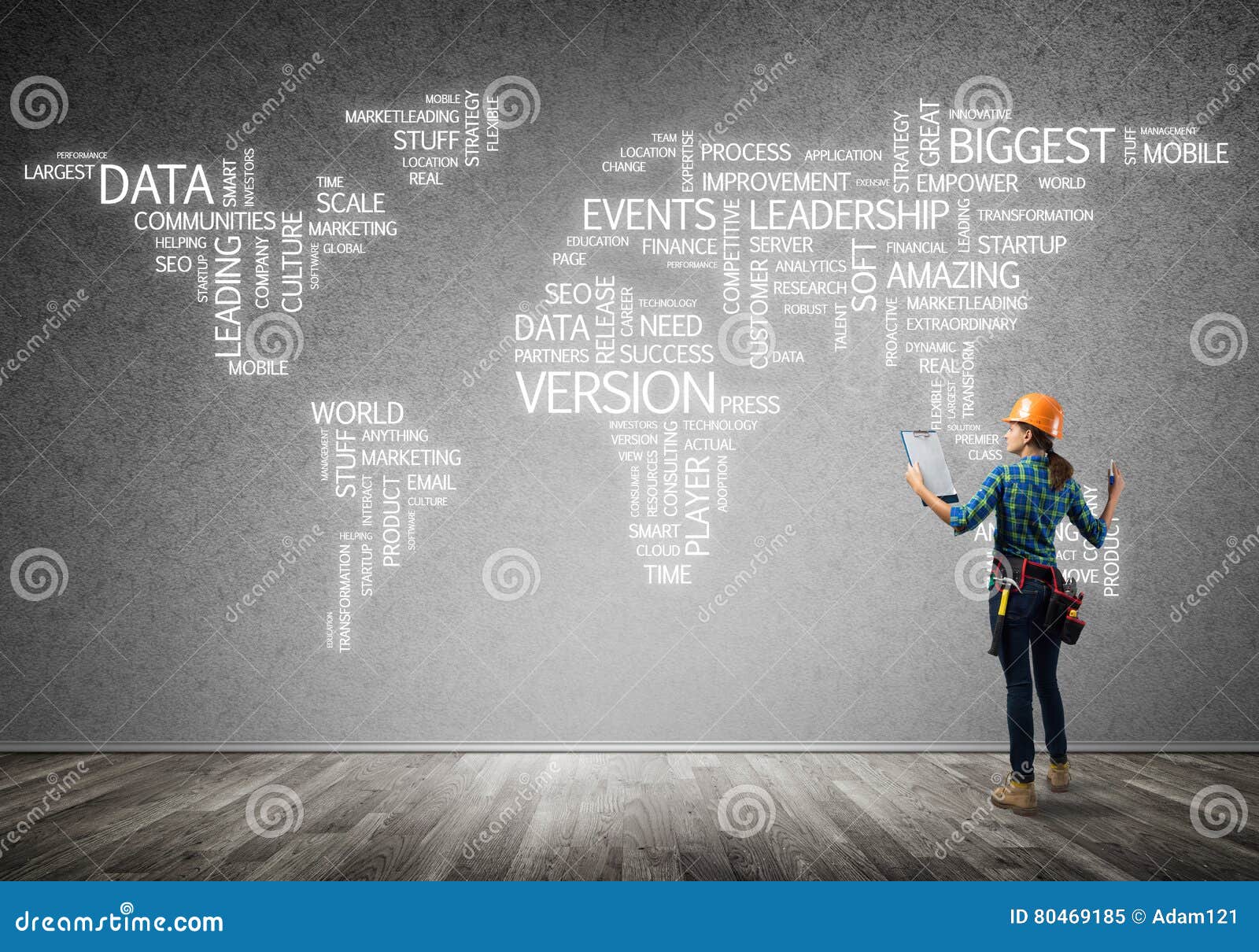 Construction Concept and Globalization Stock Image - Image of teamwork ...