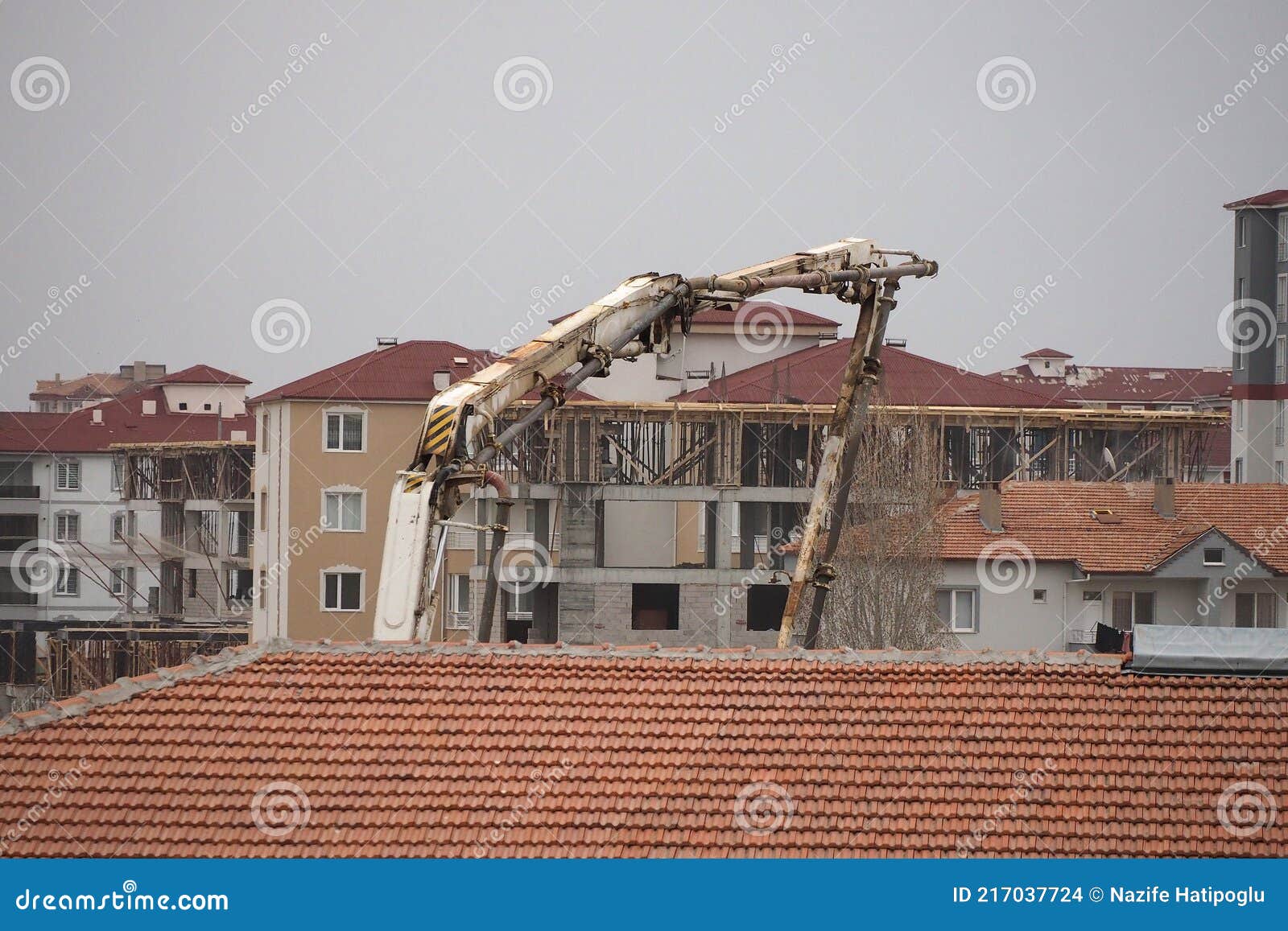 Construction and Concrete Casting, Concrete Casting Work in the City ...