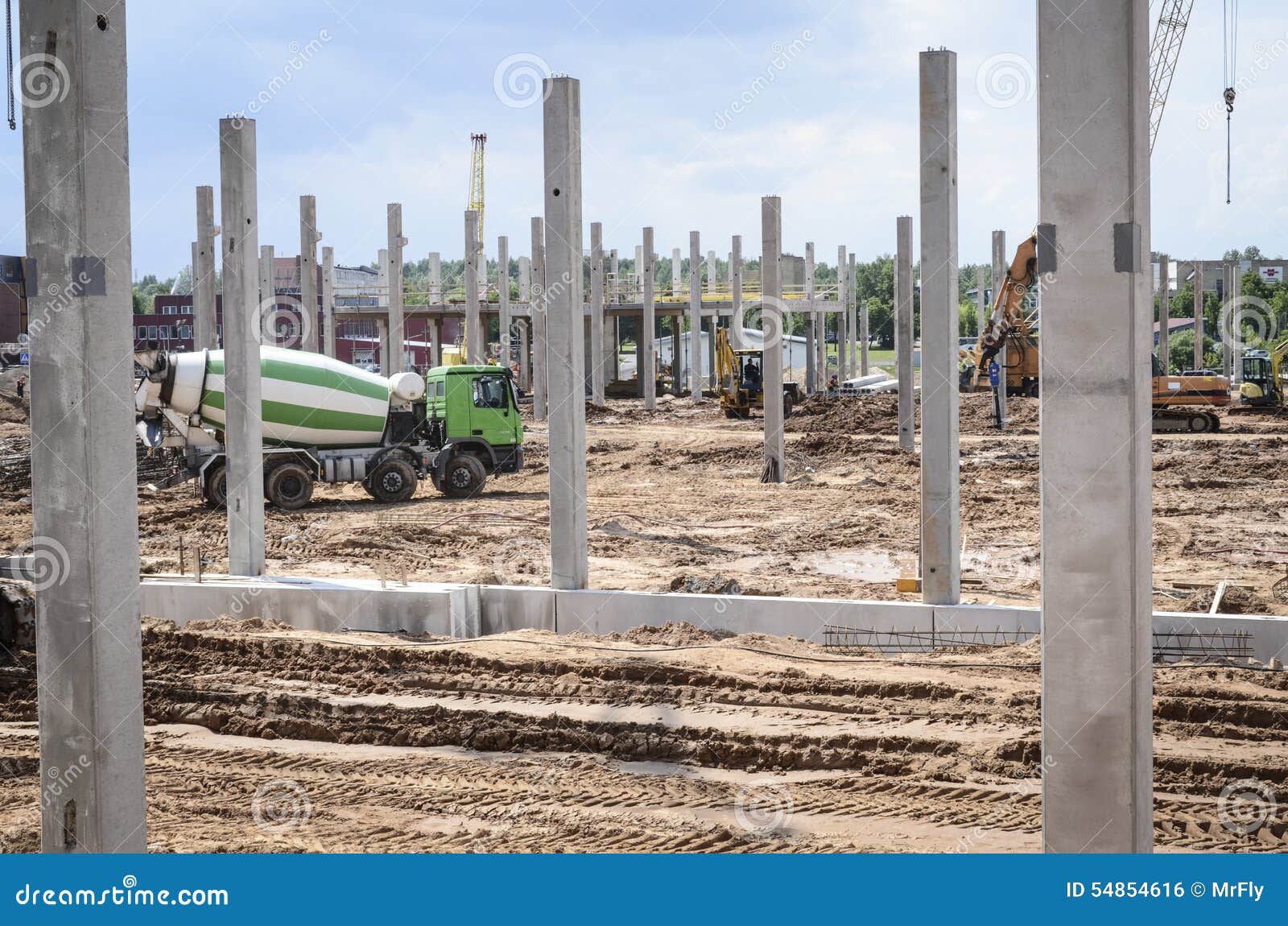 Construction stock photo. Image of industry, trianon - 54854616