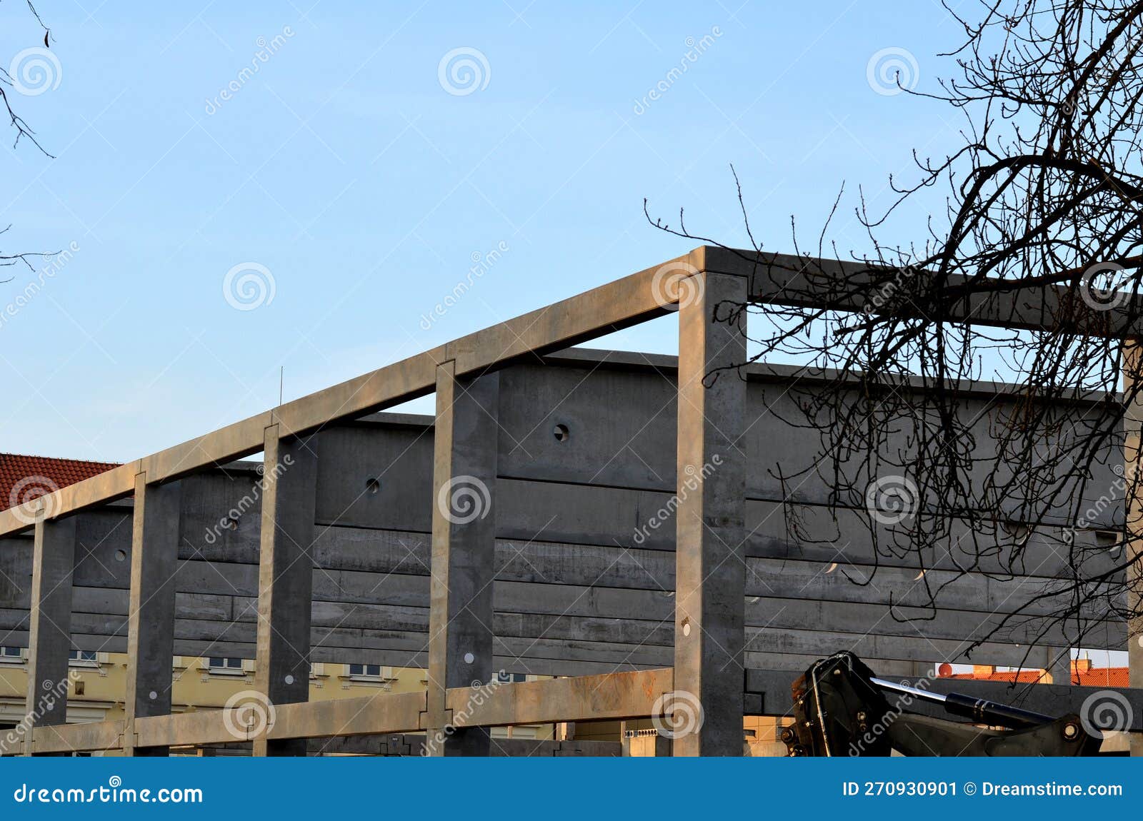 Construction of Concrete Structure of Industrial Hall of Warehouse ...