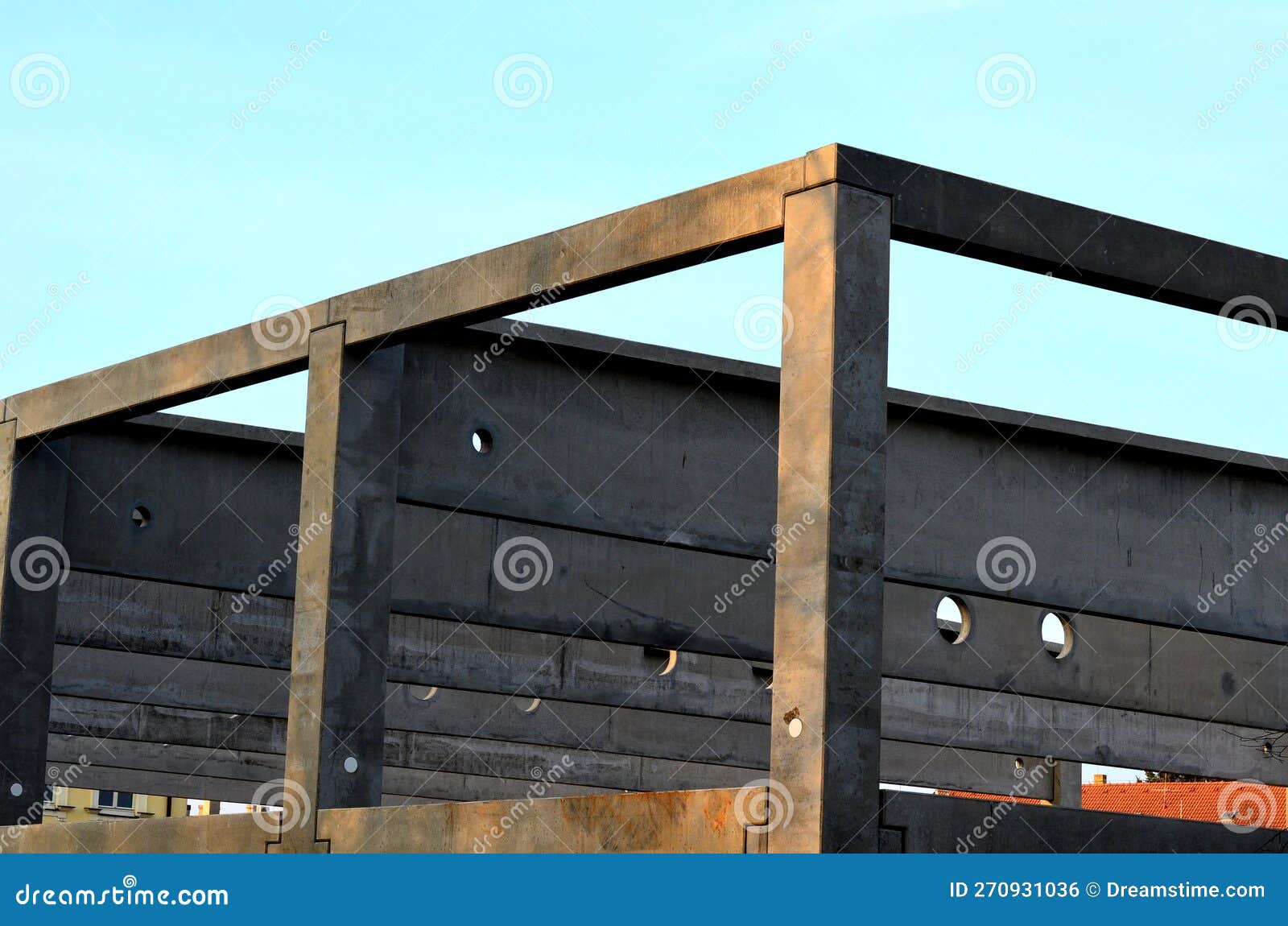 Construction of Concrete Structure of Industrial Hall of Warehouse ...