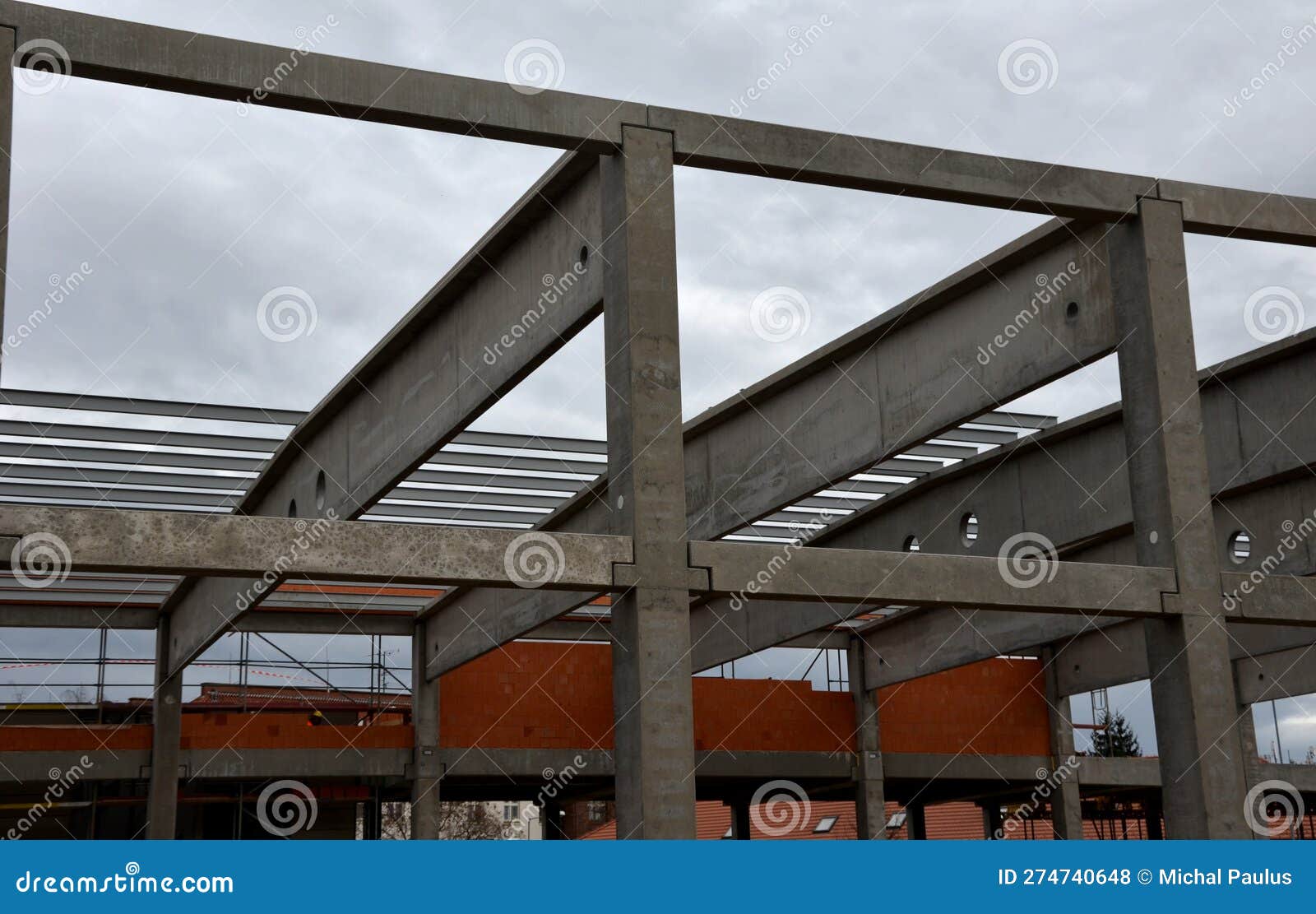 Construction of Concrete Structure of Industrial Hall of Warehouse ...