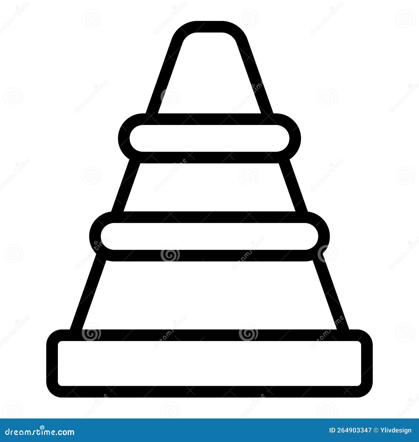 Construction Cone Icon Outline Vector. Engineer Person Stock Vector ...