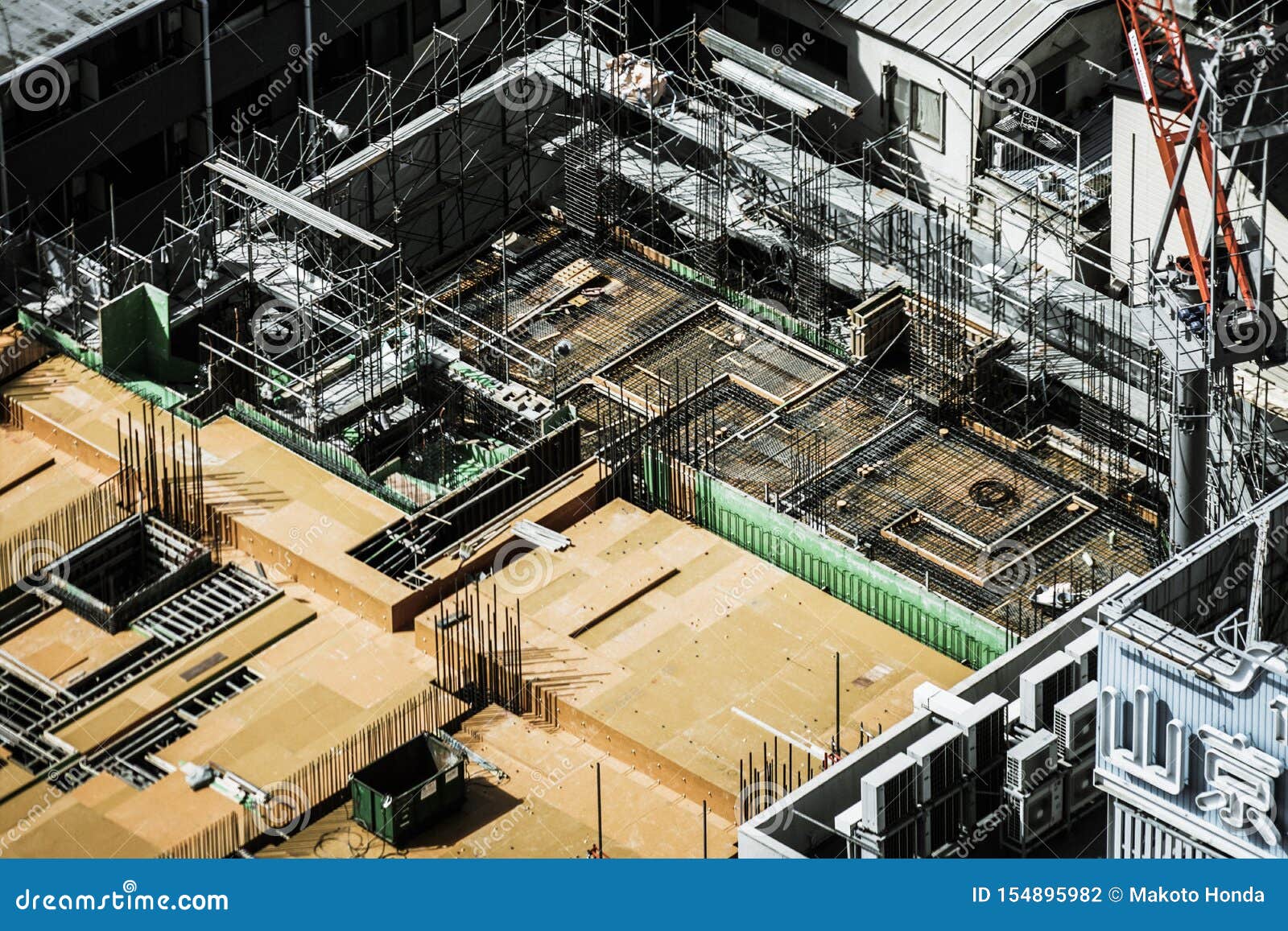 Construction Construction Site of a High-rise Building Stock Photo ...