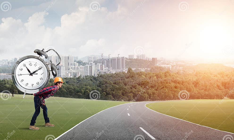 Construction Contract Deadline Stock Photo - Image of corporate ...