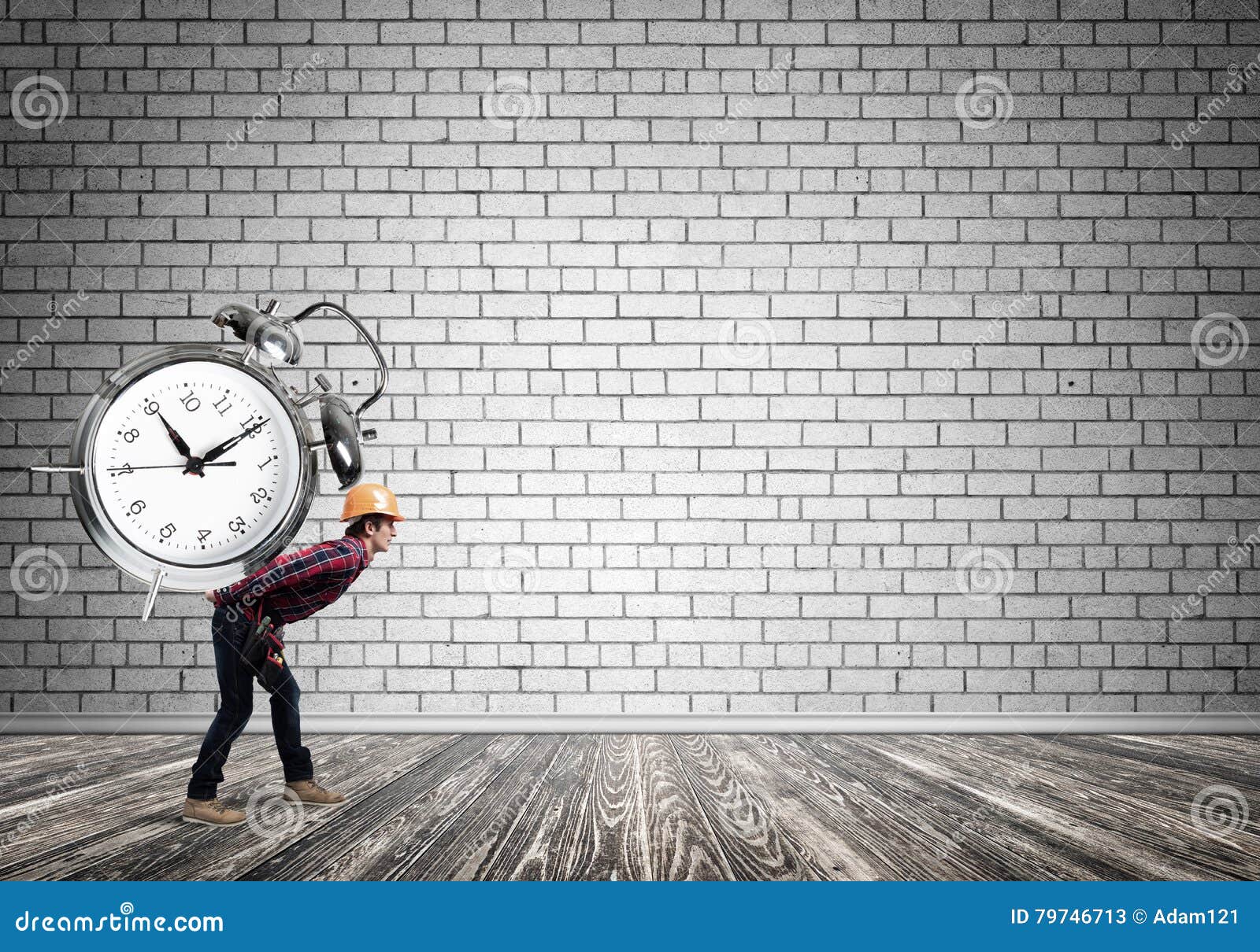 Construction Contract Deadline Stock Image - Image of home, helmet ...